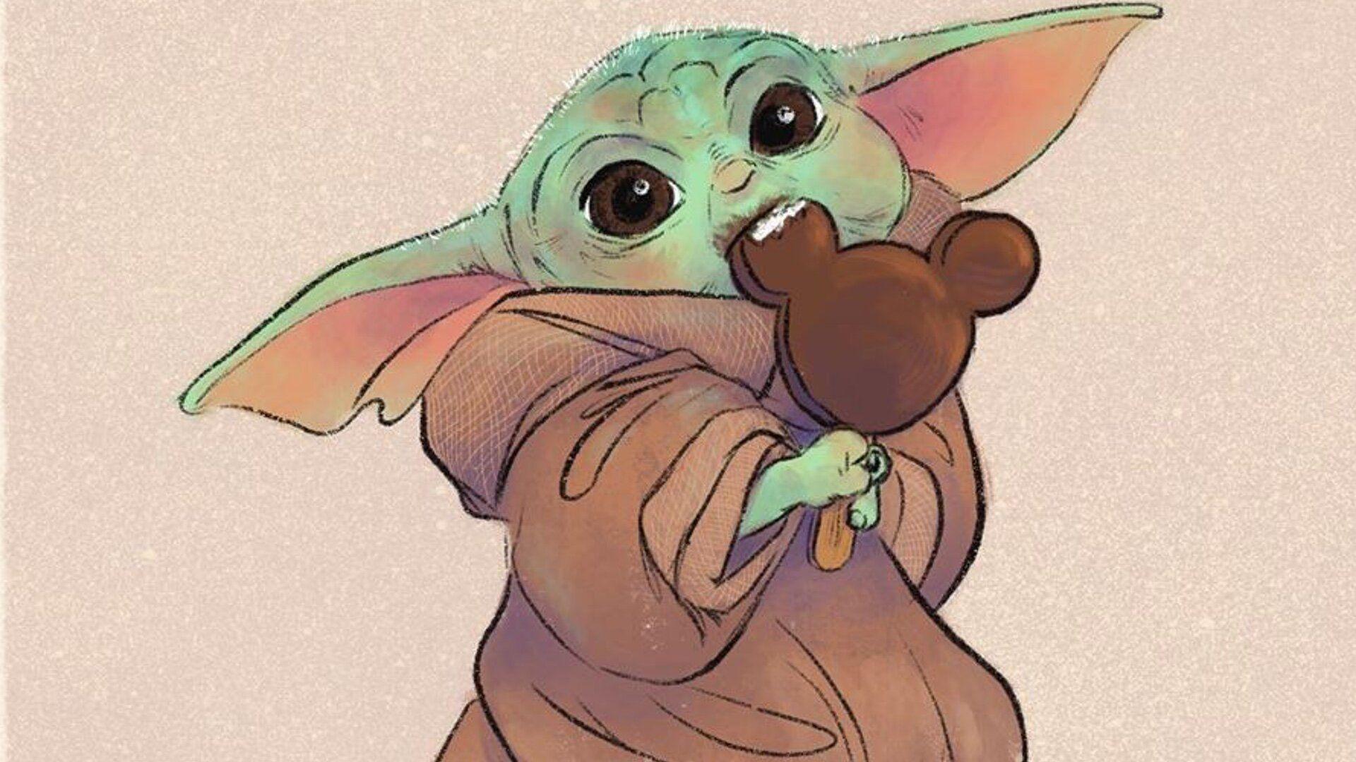 Chibi Baby Yoda Wallpapers - Top Free Chibi Baby Yoda Backgrounds ...