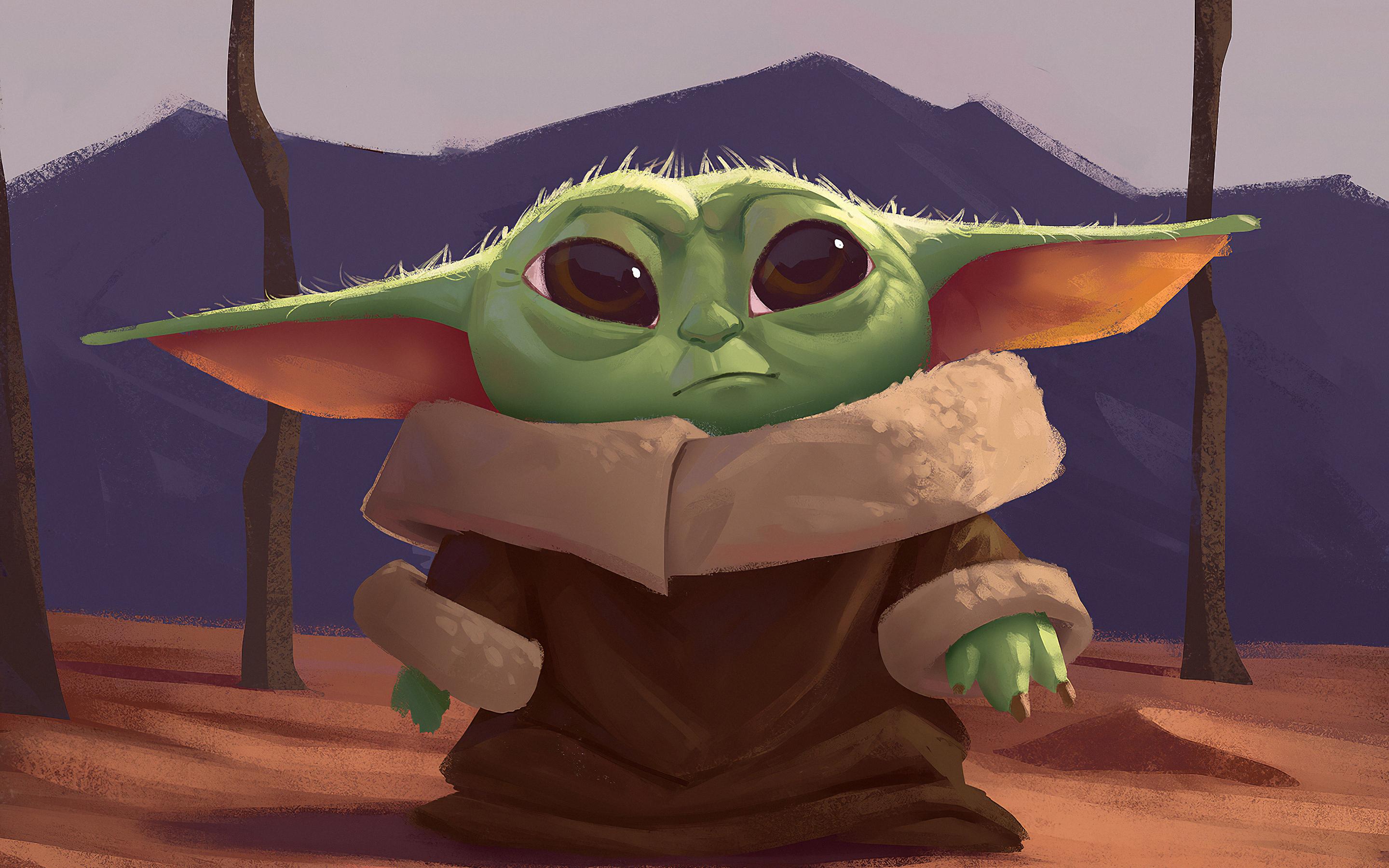 Chibi Baby Yoda Wallpapers - Top Free Chibi Baby Yoda Backgrounds ...