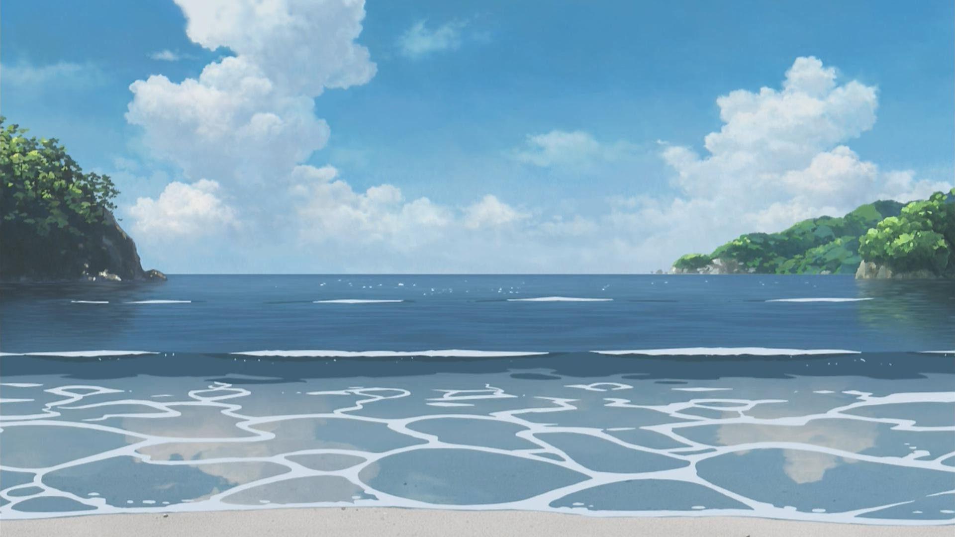 Anime Sea Wallpapers - Top Free Anime Sea Backgrounds - WallpaperAccess