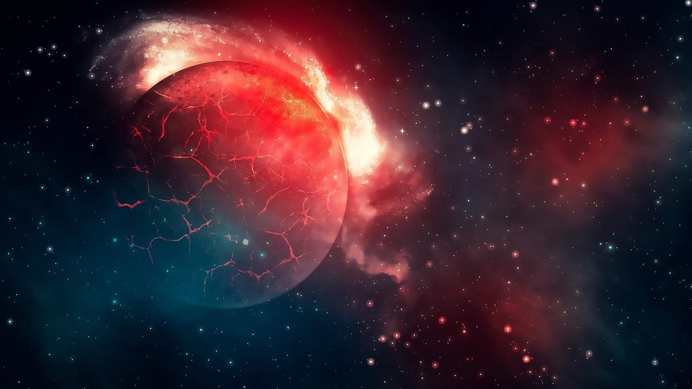 Red Space HD Desktop Wallpapers - Top Free Red Space HD Desktop ...