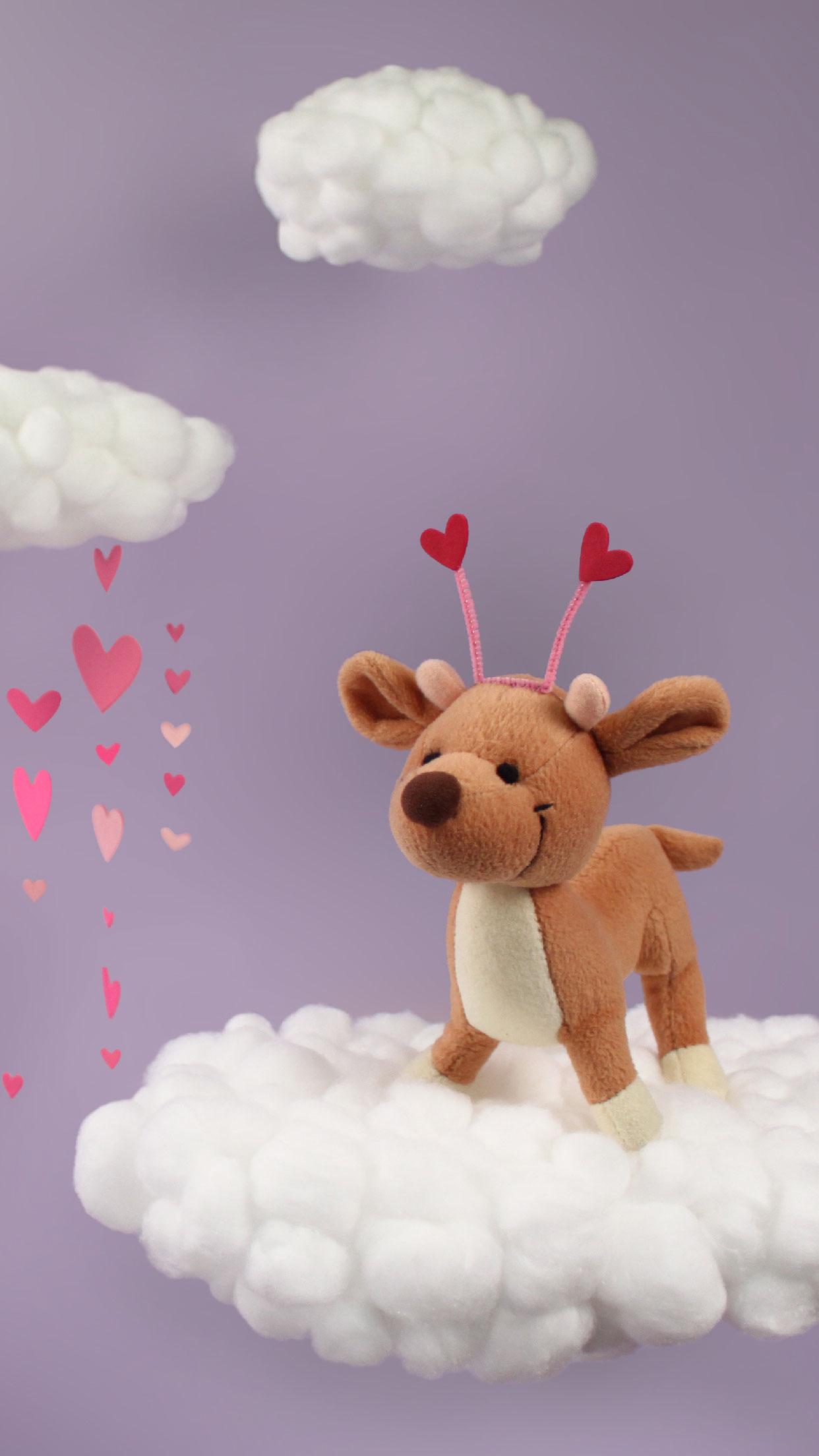 Cute Reindeer Wallpapers - Top Free Cute Reindeer Backgrounds ...