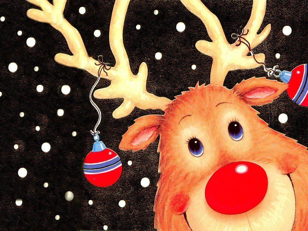 Cute Reindeer Wallpapers - Top Free Cute Reindeer Backgrounds ...