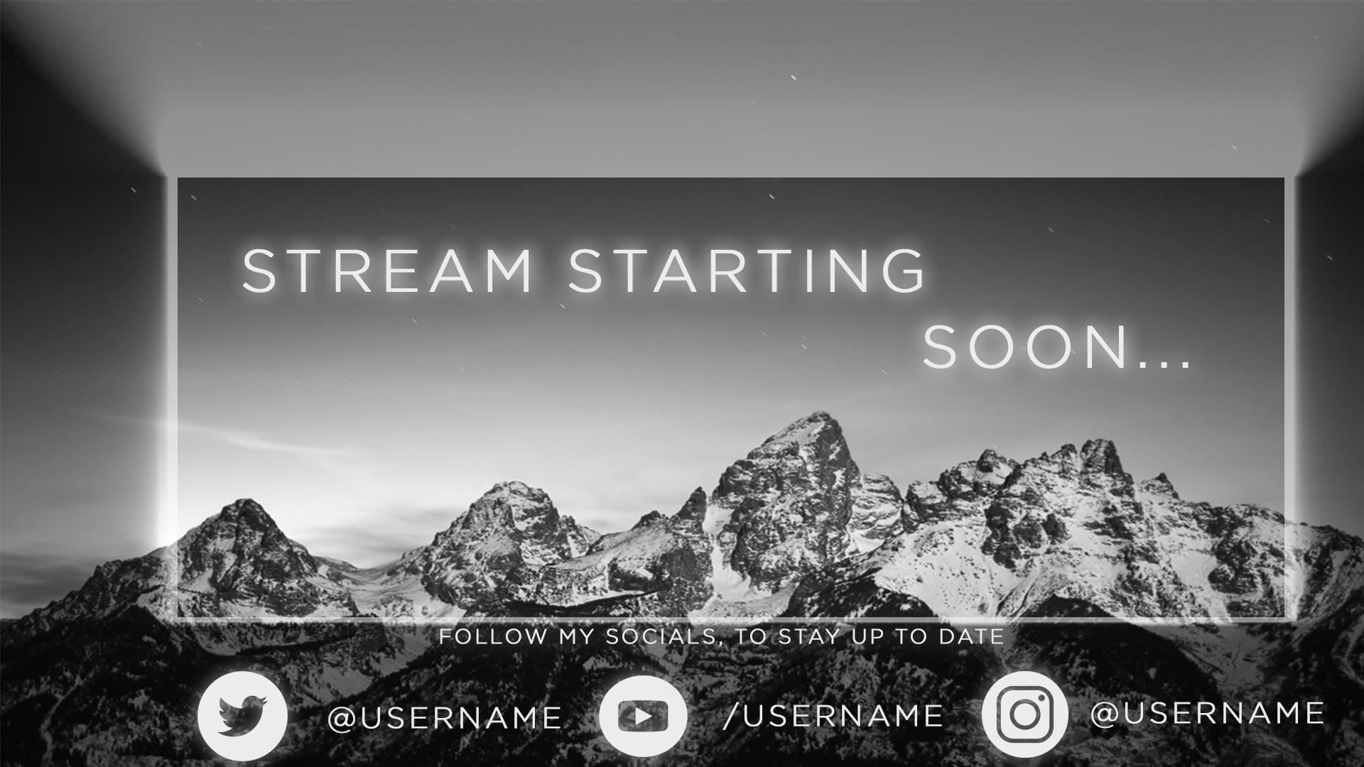 Stream Starting Soon Wallpapers - Top Free Stream Starting Soon ...