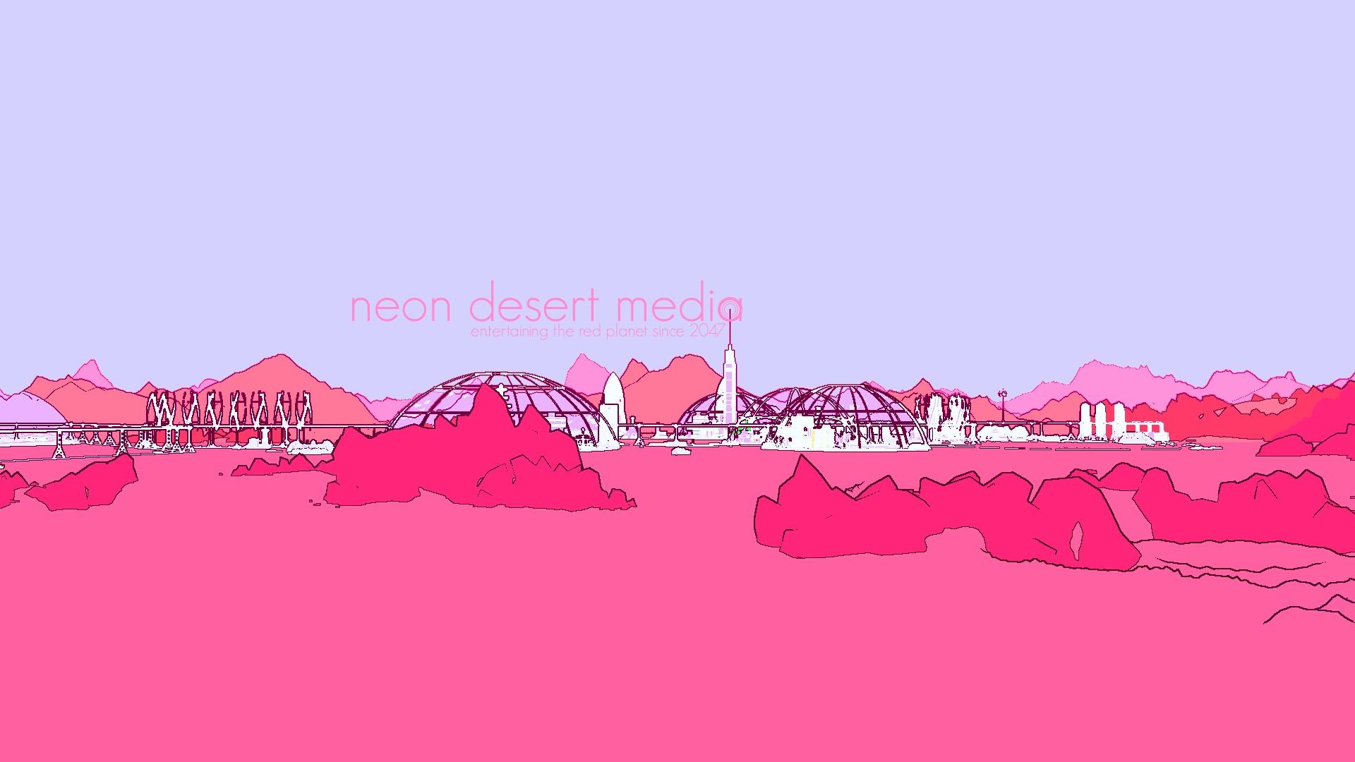 Neon Desert Wallpapers - Top Free Neon Desert Backgrounds - WallpaperAccess