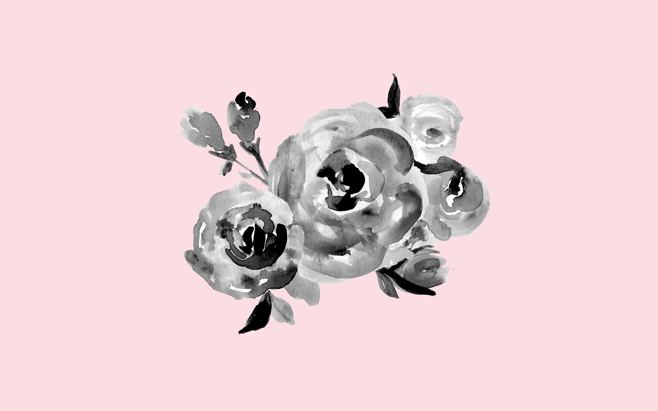 Watercolor Flower Computer Wallpapers - Top Free Watercolor Flower ...