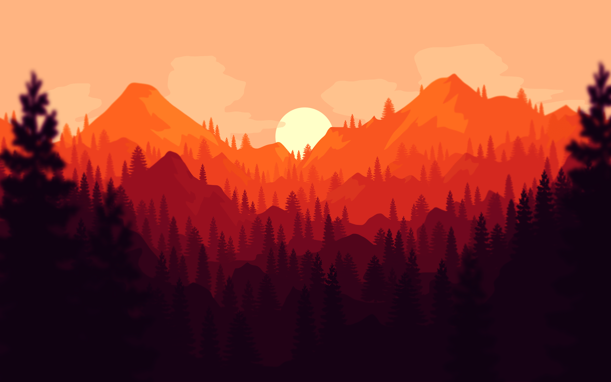 Red Firewatch Wallpapers - Top Free Red Firewatch Backgrounds ...