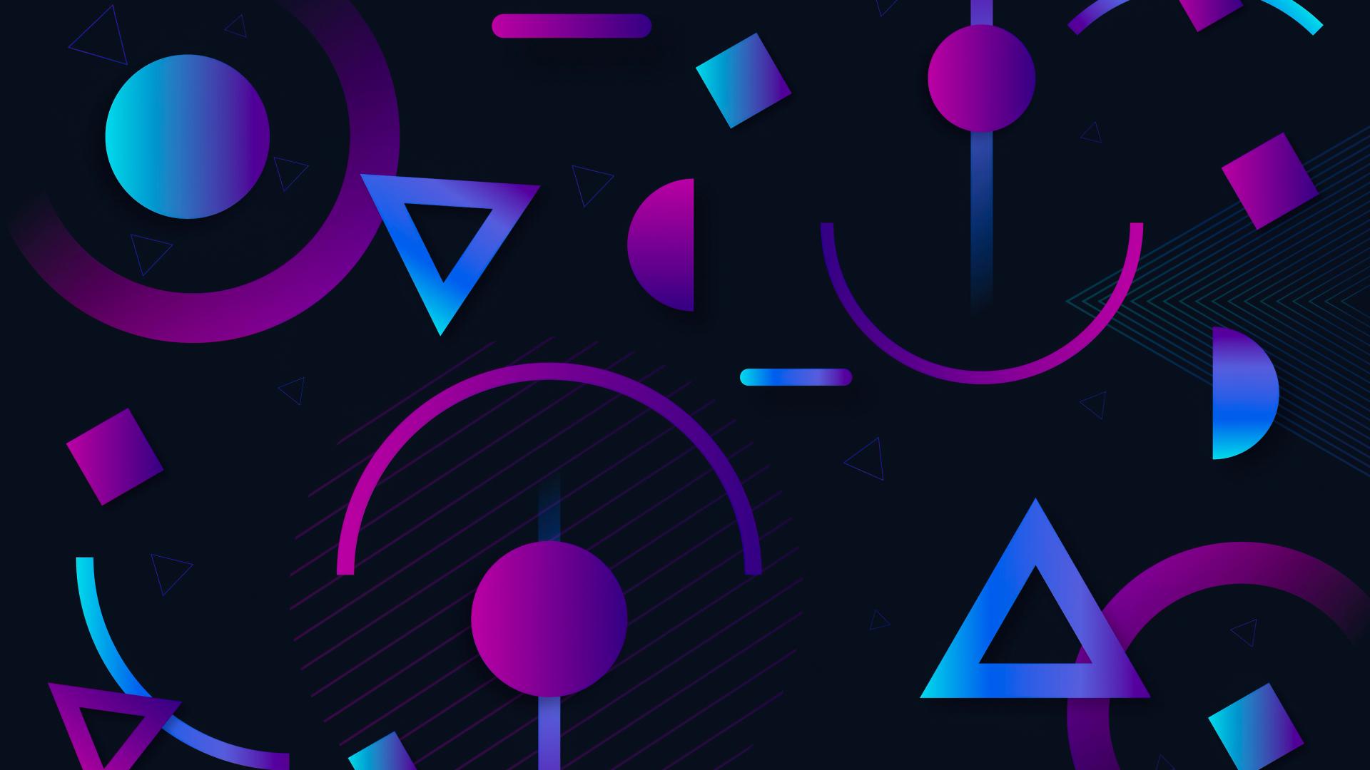 Purple Shapes Wallpapers - Top Free Purple Shapes Backgrounds ...