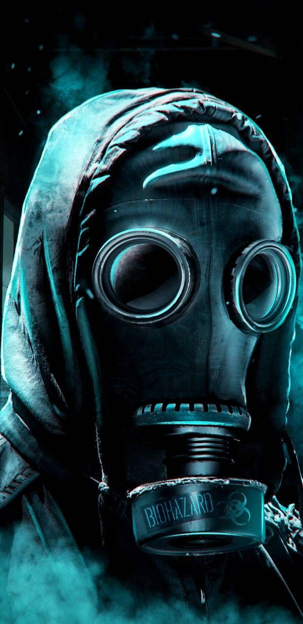 Blue Gas Mask Wallpapers - Top Free Blue Gas Mask Backgrounds ...