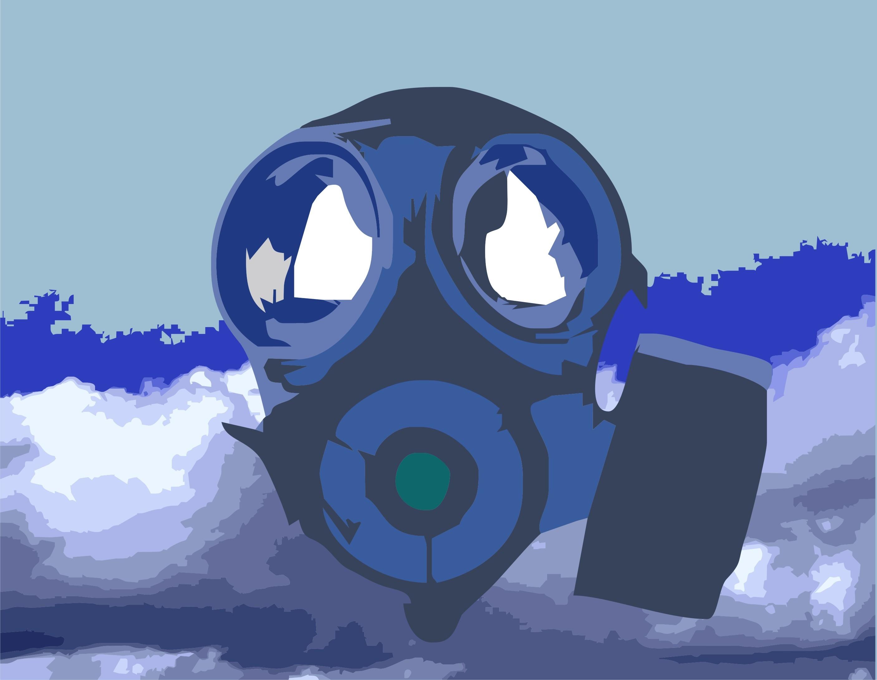 Blue Gas Mask Wallpapers - Top Free Blue Gas Mask Backgrounds ...