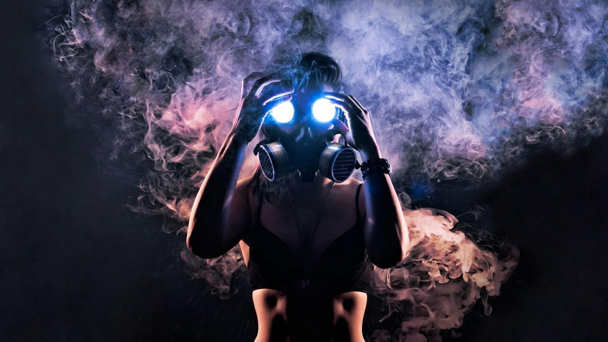 Blue Gas Mask Wallpapers - Top Free Blue Gas Mask Backgrounds ...