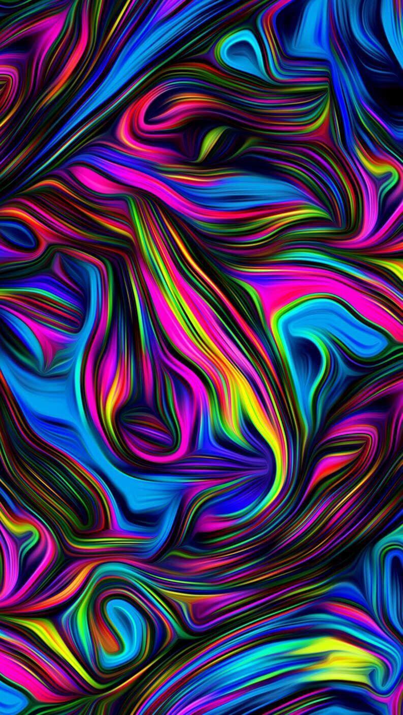 Trippy Neon Wallpapers - Top Free Trippy Neon Backgrounds - WallpaperAccess