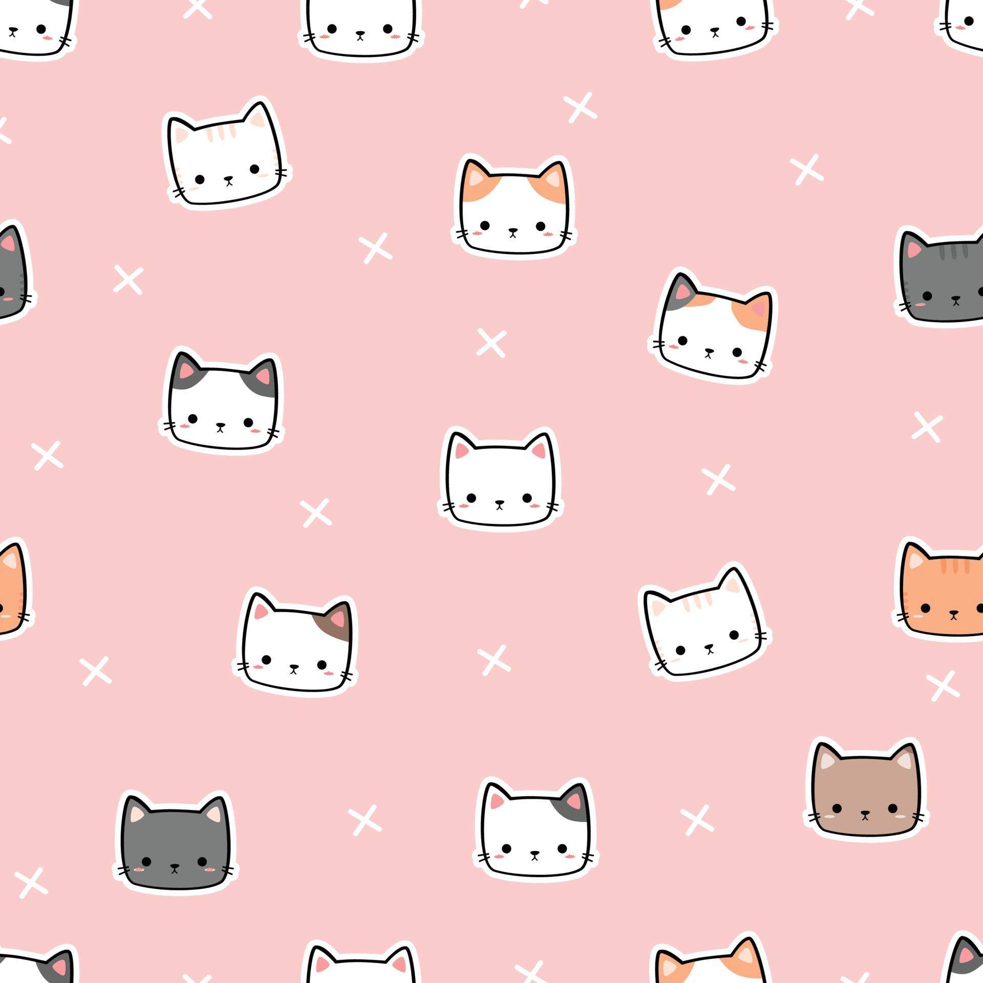 Doodle Cat Wallpapers - Top Free Doodle Cat Backgrounds - WallpaperAccess