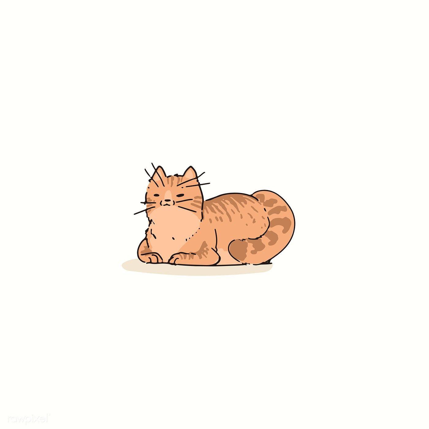 Doodle Cat Wallpapers - Top Free Doodle Cat Backgrounds - WallpaperAccess
