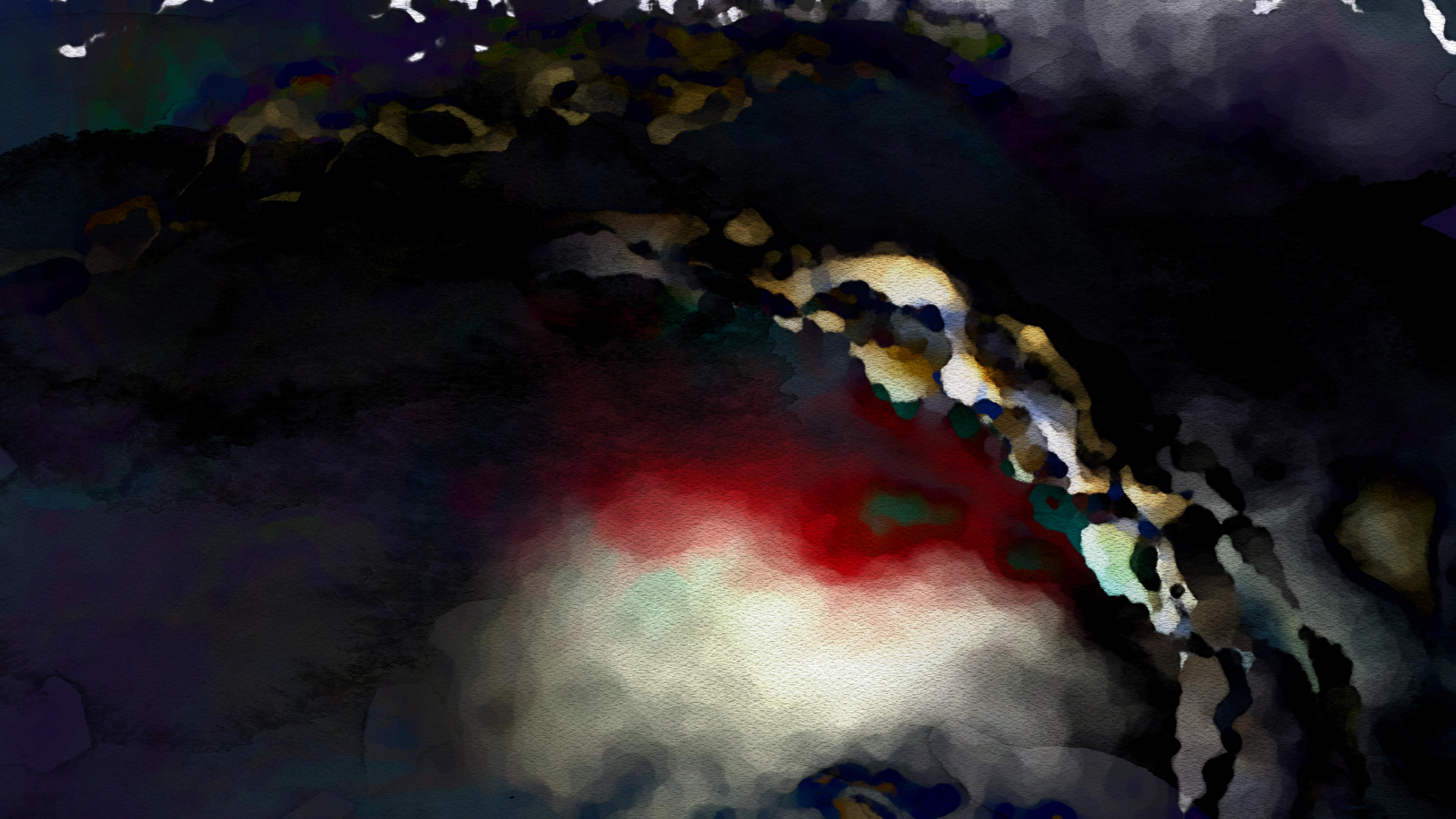 Watercolor Dark Wallpapers - Top Free Watercolor Dark Backgrounds ...