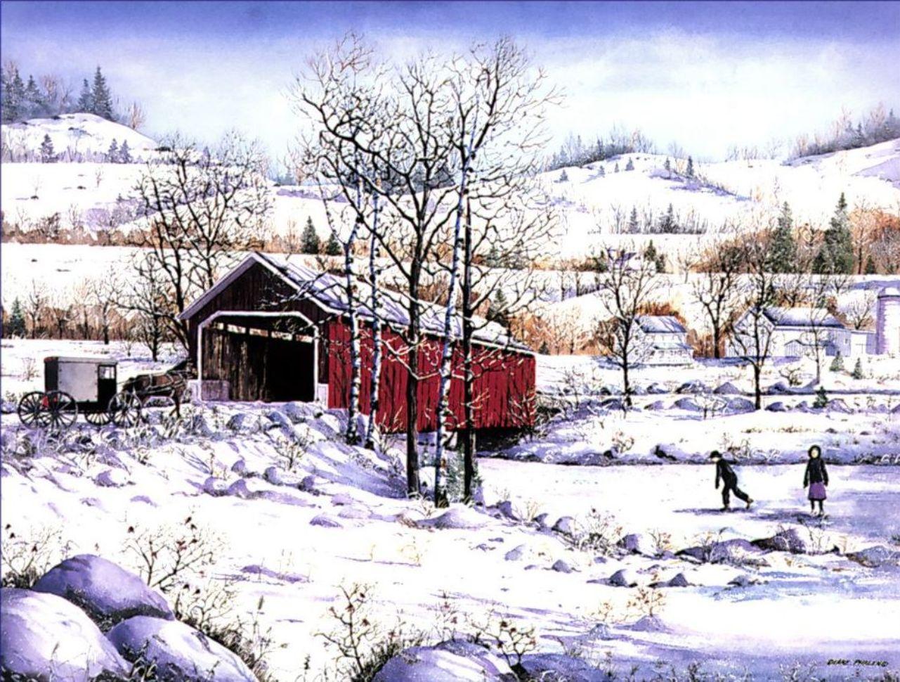 Snow Bridge Wallpapers - Top Free Snow Bridge Backgrounds - WallpaperAccess