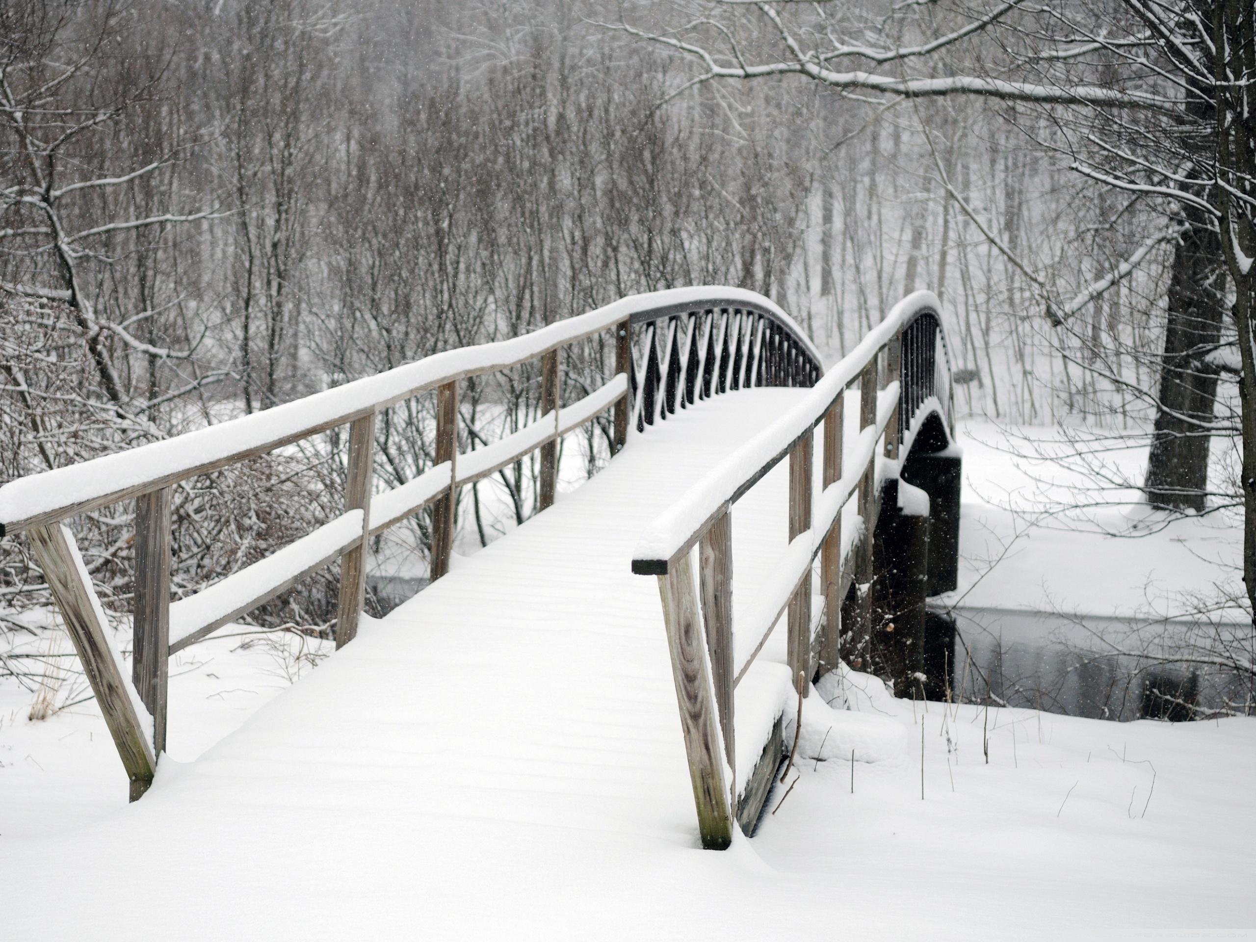 Snow Bridge Wallpapers - Top Free Snow Bridge Backgrounds - WallpaperAccess