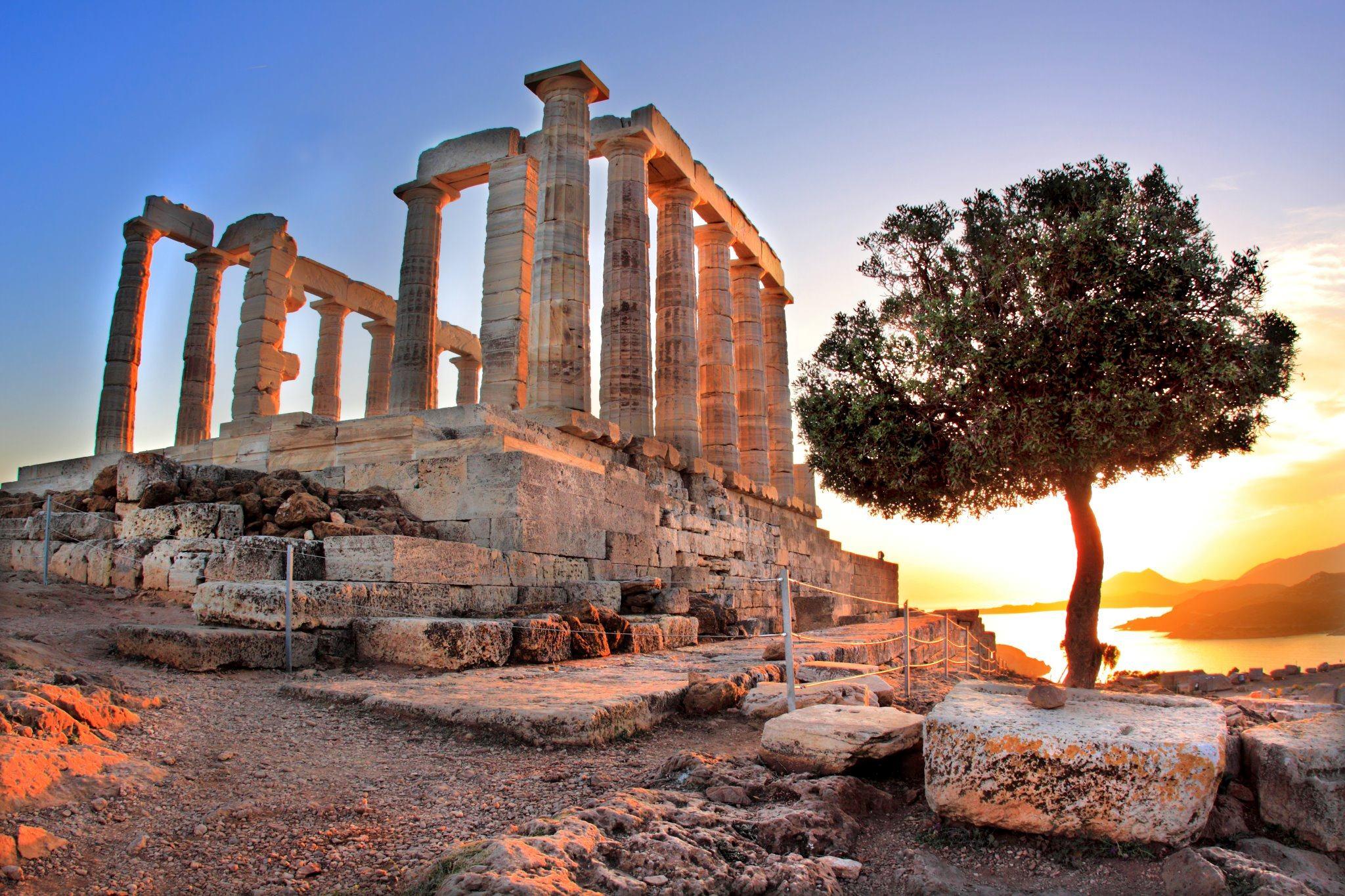 Greek Ruins Wallpapers - Top Free Greek Ruins Backgrounds - WallpaperAccess
