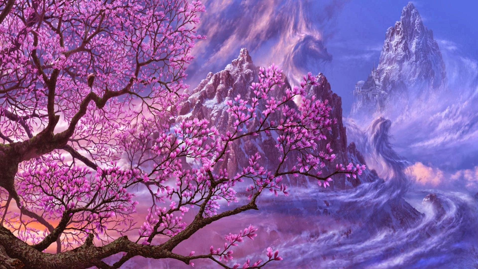 Pink Tree Wallpapers - Top Free Pink Tree Backgrounds - WallpaperAccess