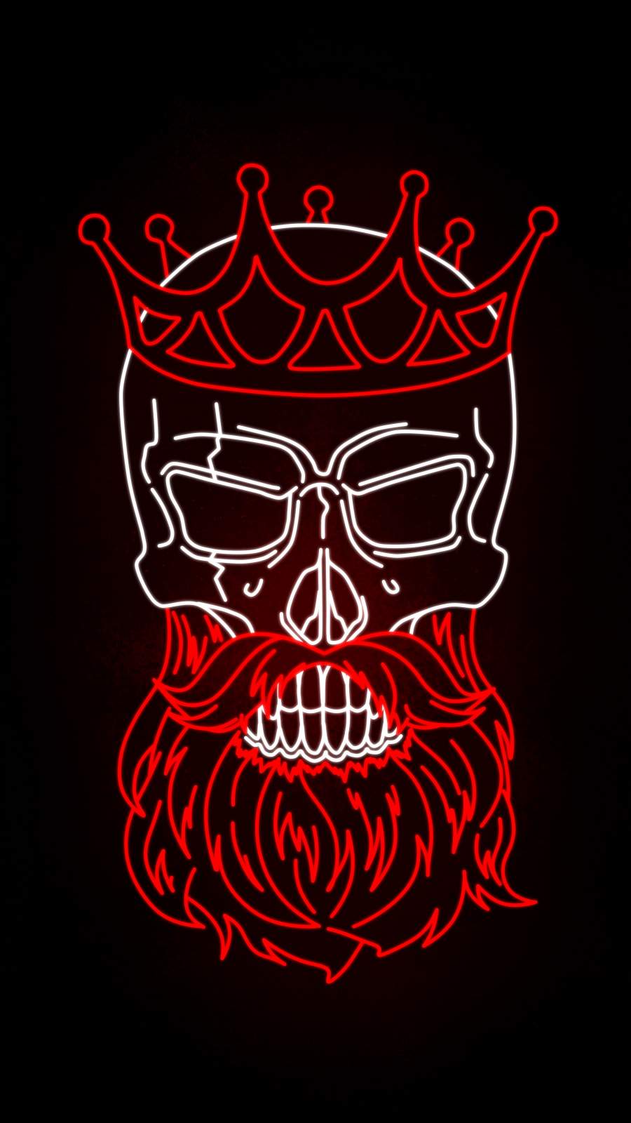 Neon Red Skull Wallpapers - Top Free Neon Red Skull Backgrounds ...