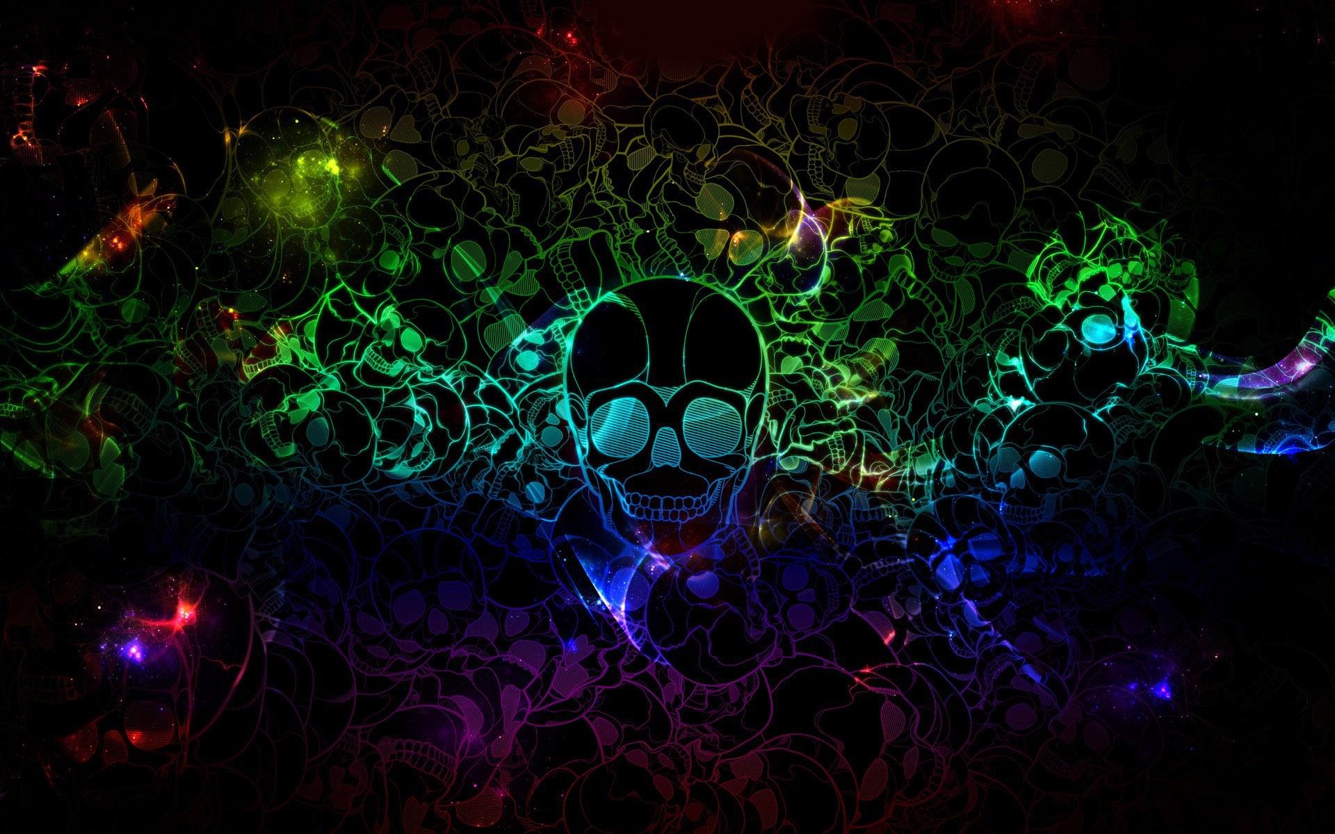 Neon Red Skull Wallpapers - Top Free Neon Red Skull Backgrounds ...