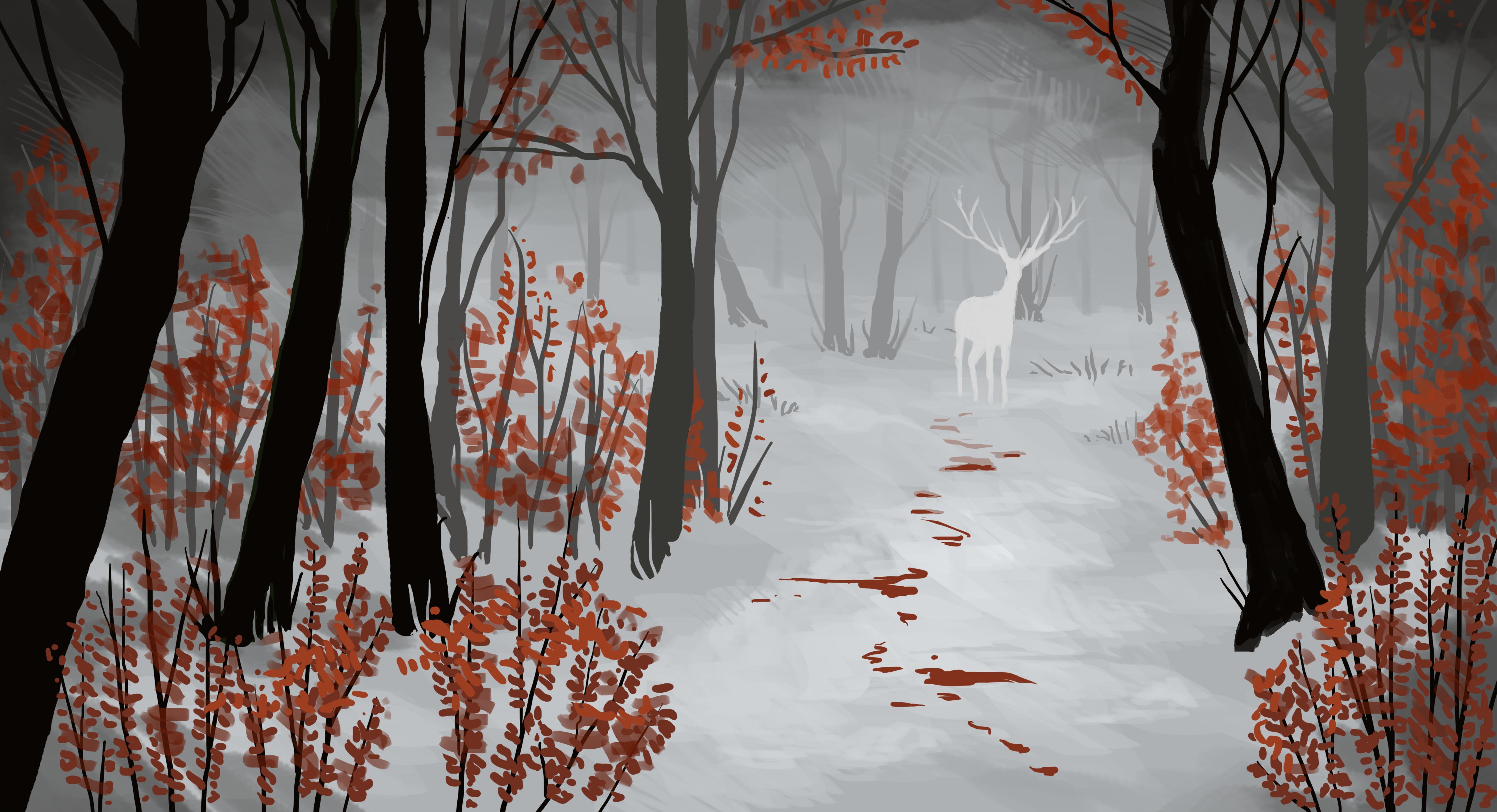 Snow Forest Art Wallpapers - Top Free Snow Forest Art Backgrounds ...