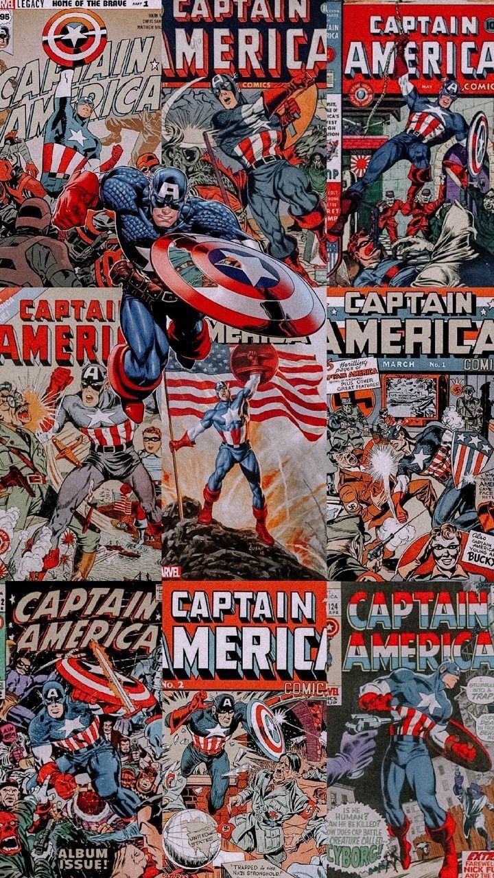 Retro Captain America Wallpapers - Top Free Retro Captain America ...