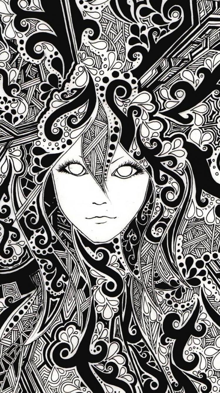 Psychedelic Black Wallpapers - Top Free Psychedelic Black Backgrounds ...