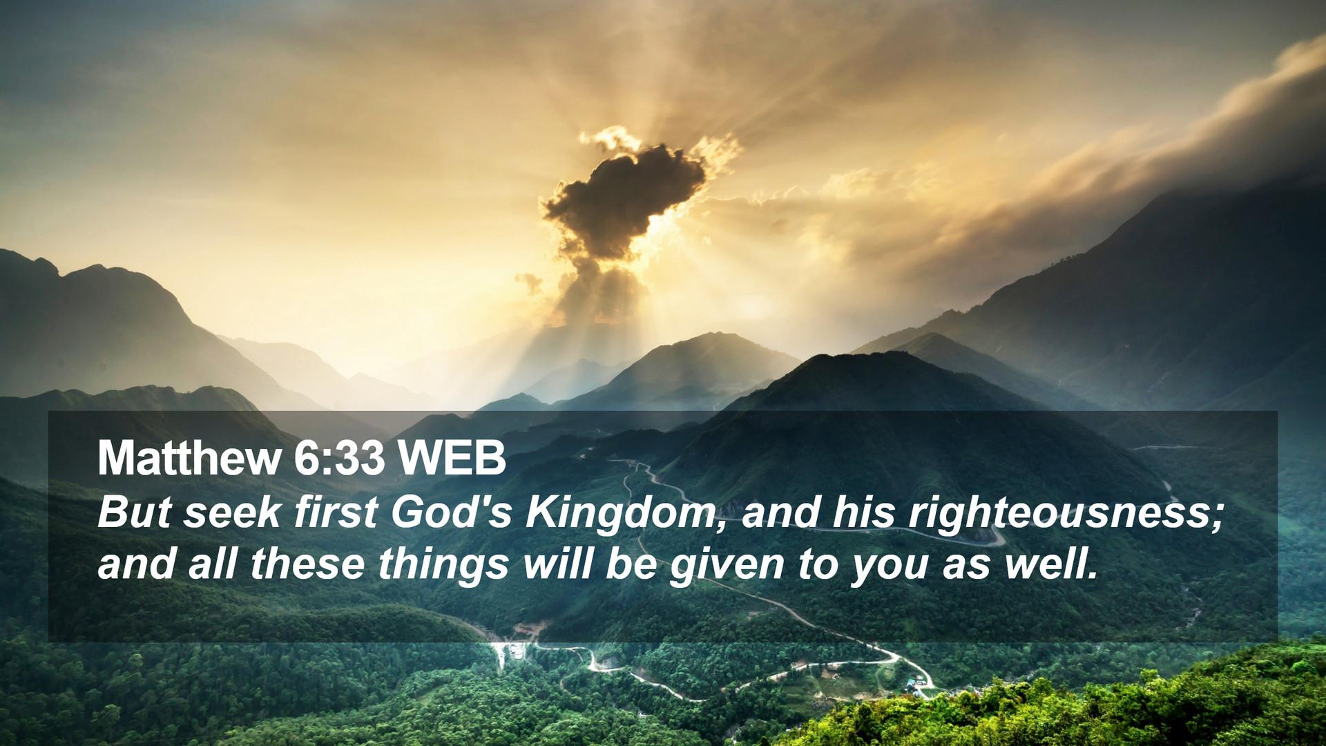 Matthew 6:33 Wallpapers - Top Free Matthew 6:33 Backgrounds ...