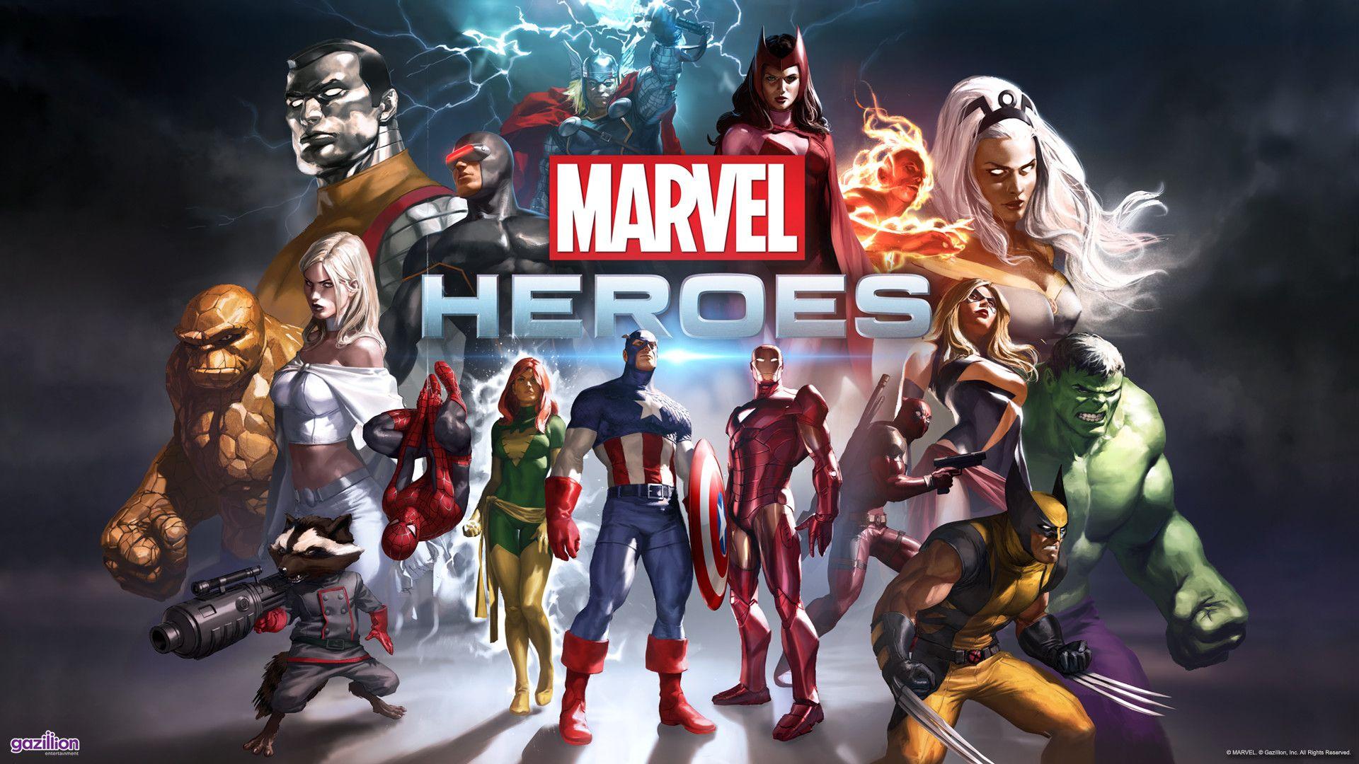 Marvel Characters Wallpapers - Top Free Marvel Characters Backgrounds ...