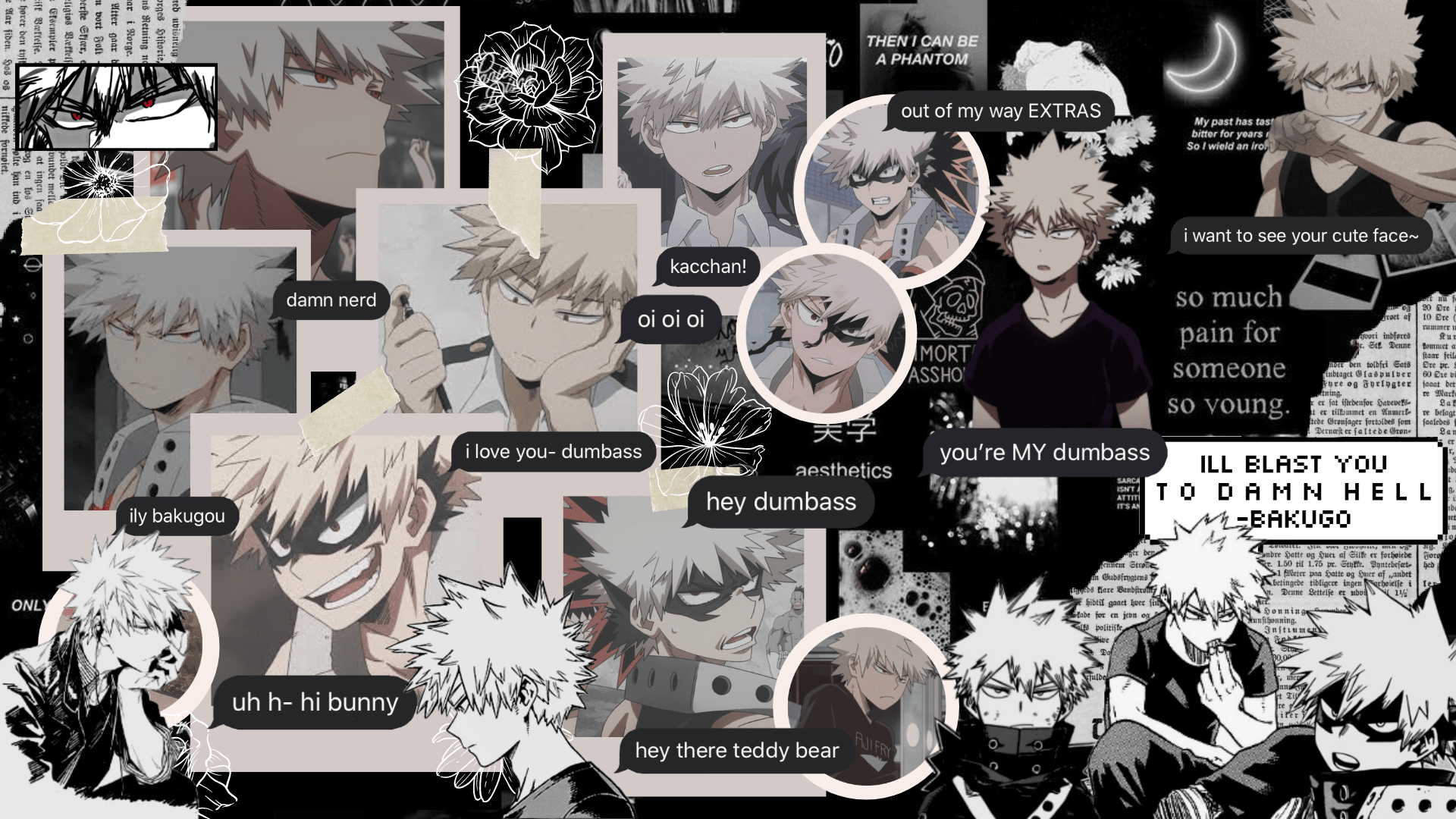 Bakugou Aesthetic Desktop Wallpapers - Top Free Bakugou Aesthetic ...
