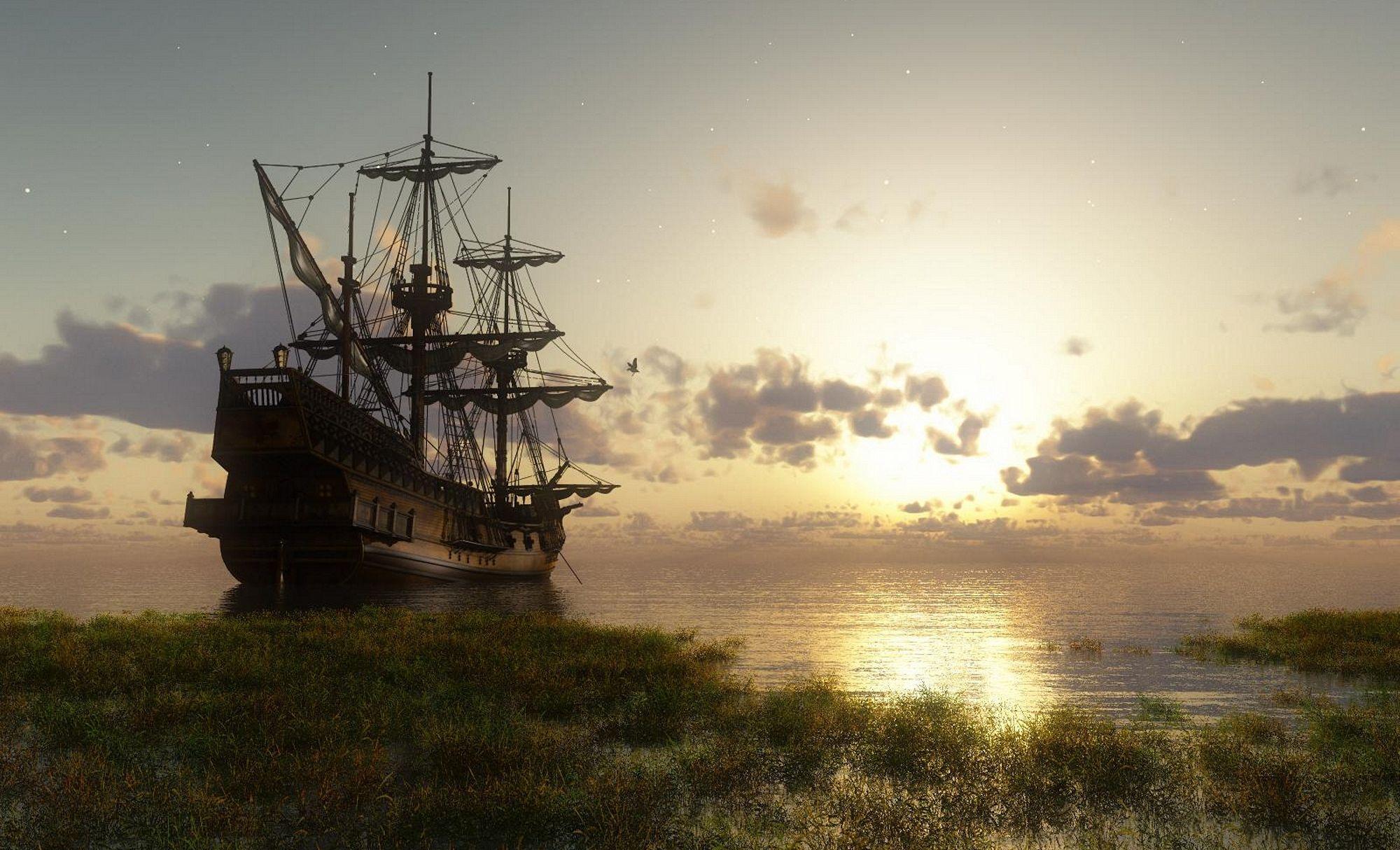 Ancient Ships Wallpapers - Top Free Ancient Ships Backgrounds ...