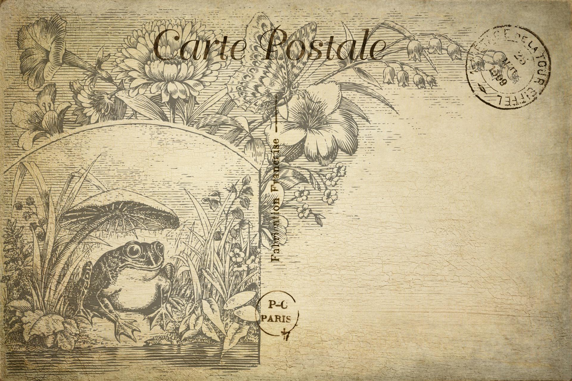 Vintage Postcard Wallpapers - Top Free Vintage Postcard Backgrounds ...