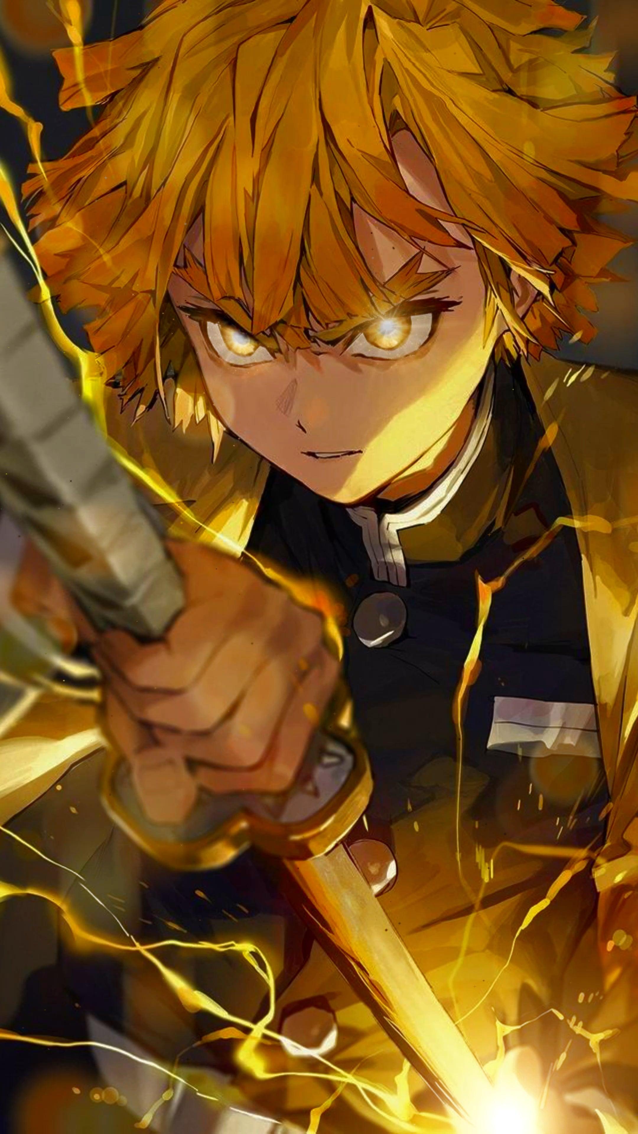 Zenitsu Cool Wallpapers - Top Free Zenitsu Cool Backgrounds - WallpaperAccess