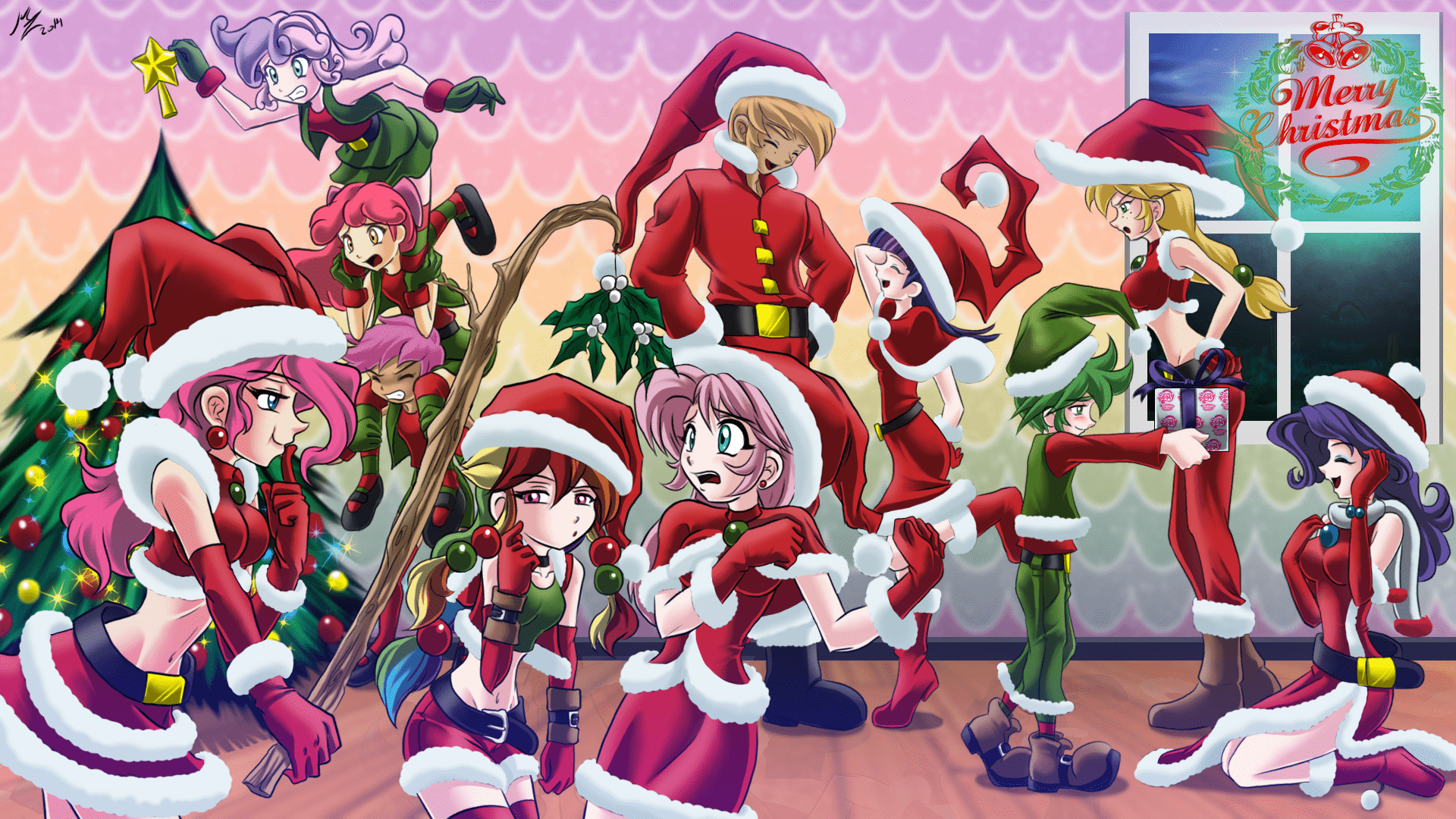 My Little Pony Christmas Wallpapers - Top Free My Little Pony Christmas Backgrounds ...