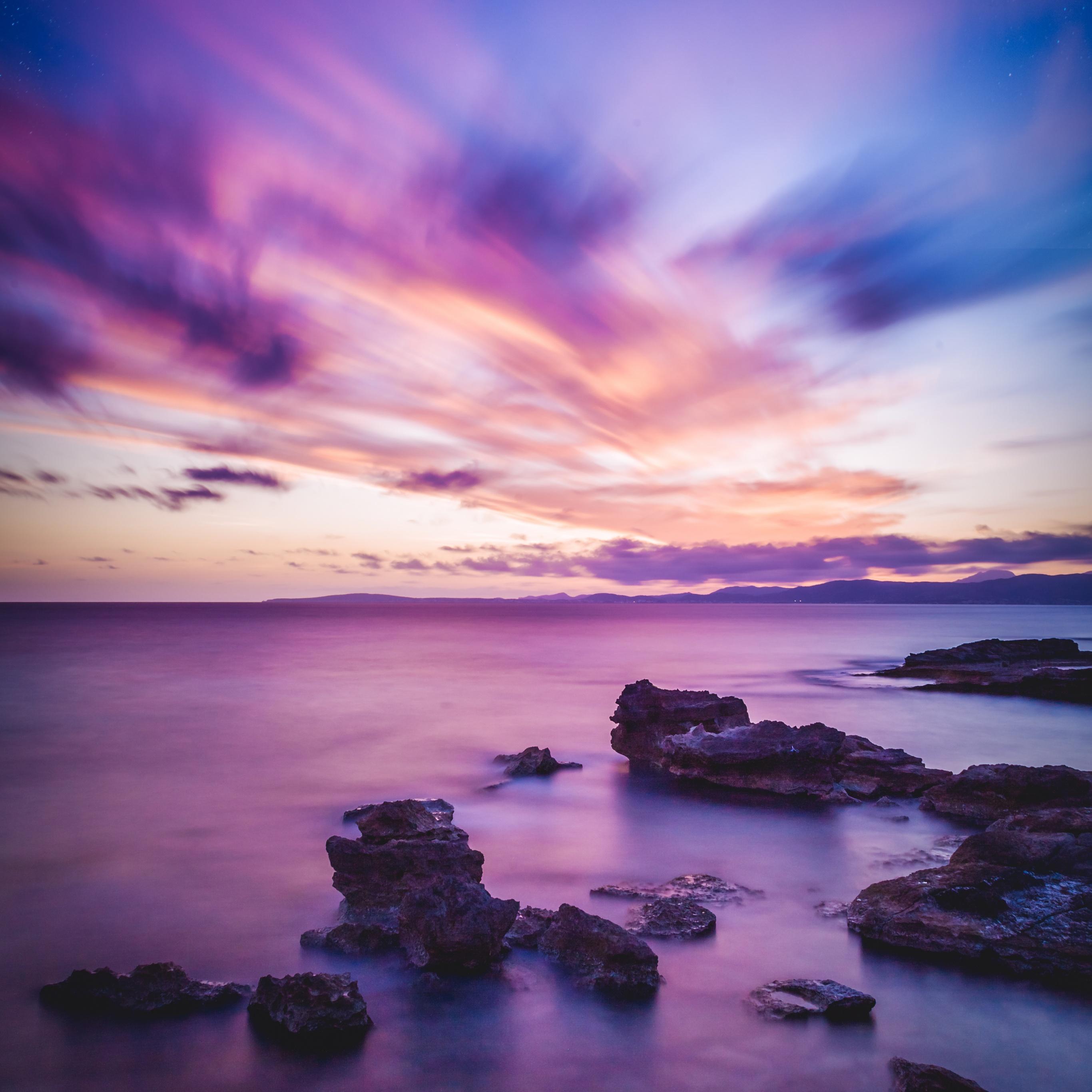 Purple Ocean Sunset Wallpapers - Top Free Purple Ocean Sunset ...