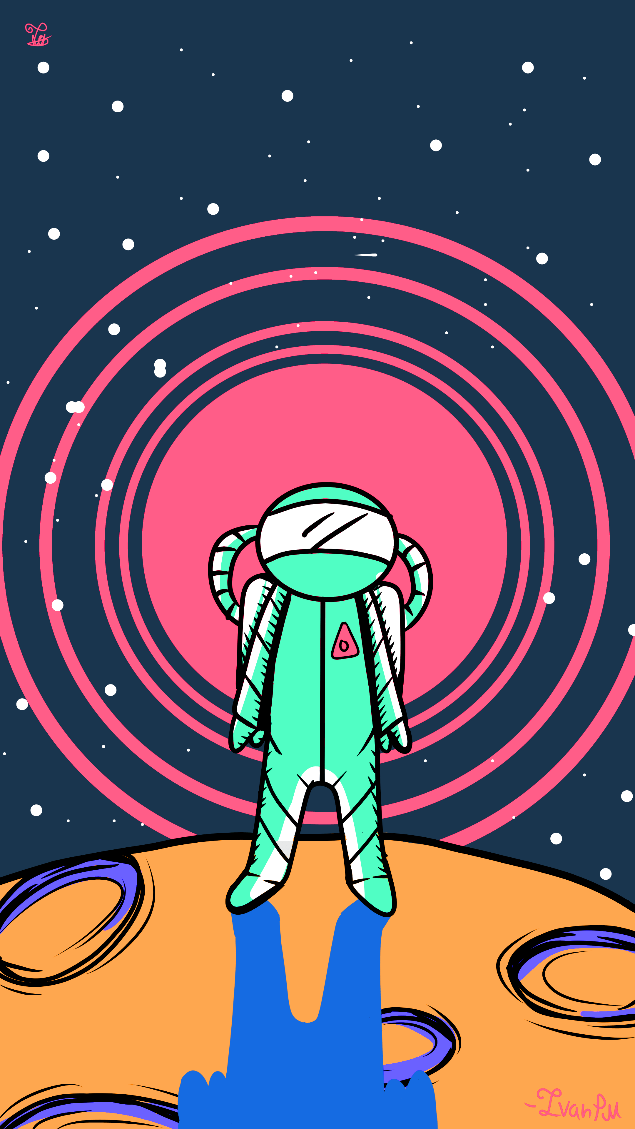 Cartoon Astronaut Phone Wallpapers - Top Free Cartoon Astronaut Phone ...