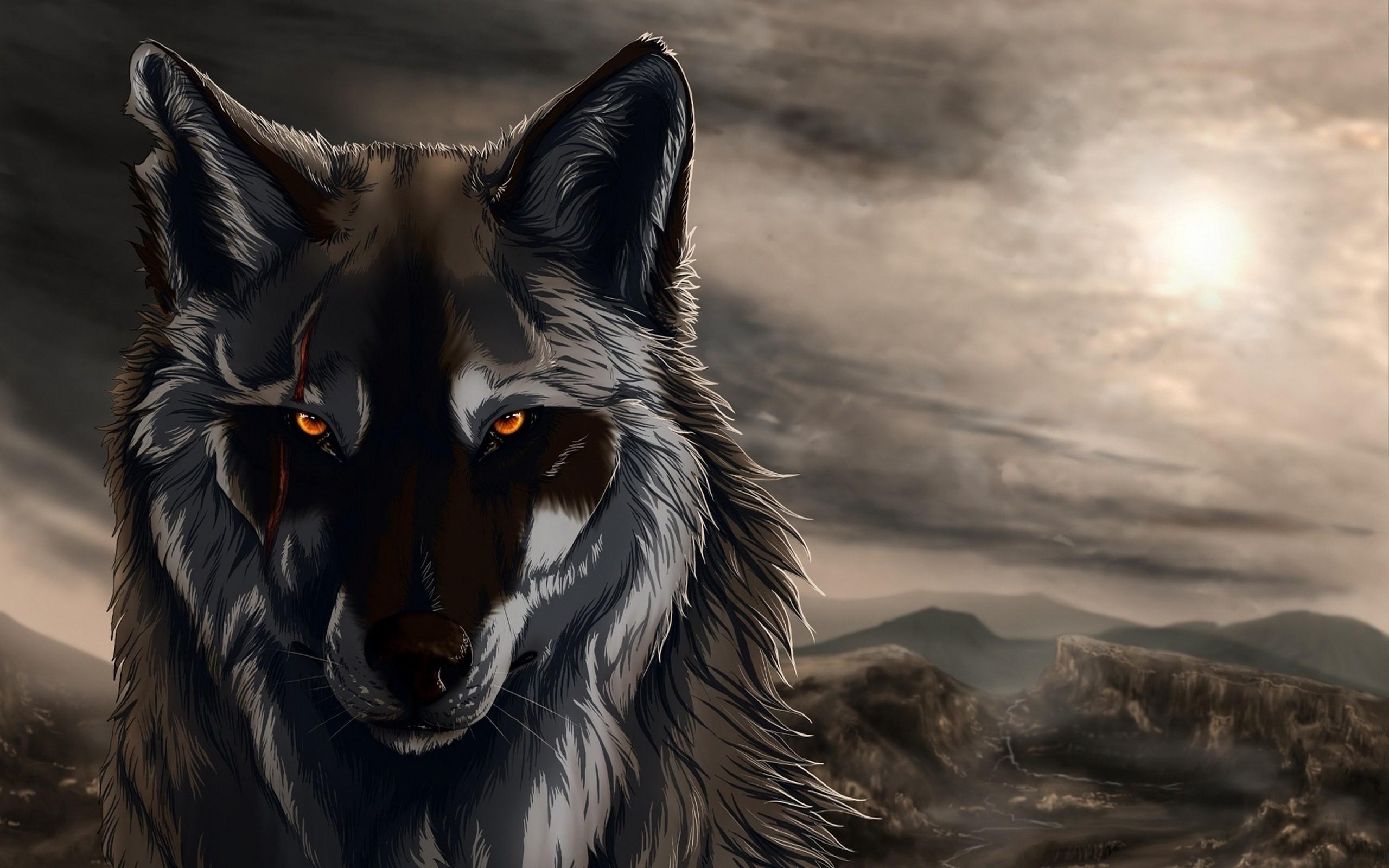 Wolf Digital Art Wallpapers - Top Free Wolf Digital Art Backgrounds ...