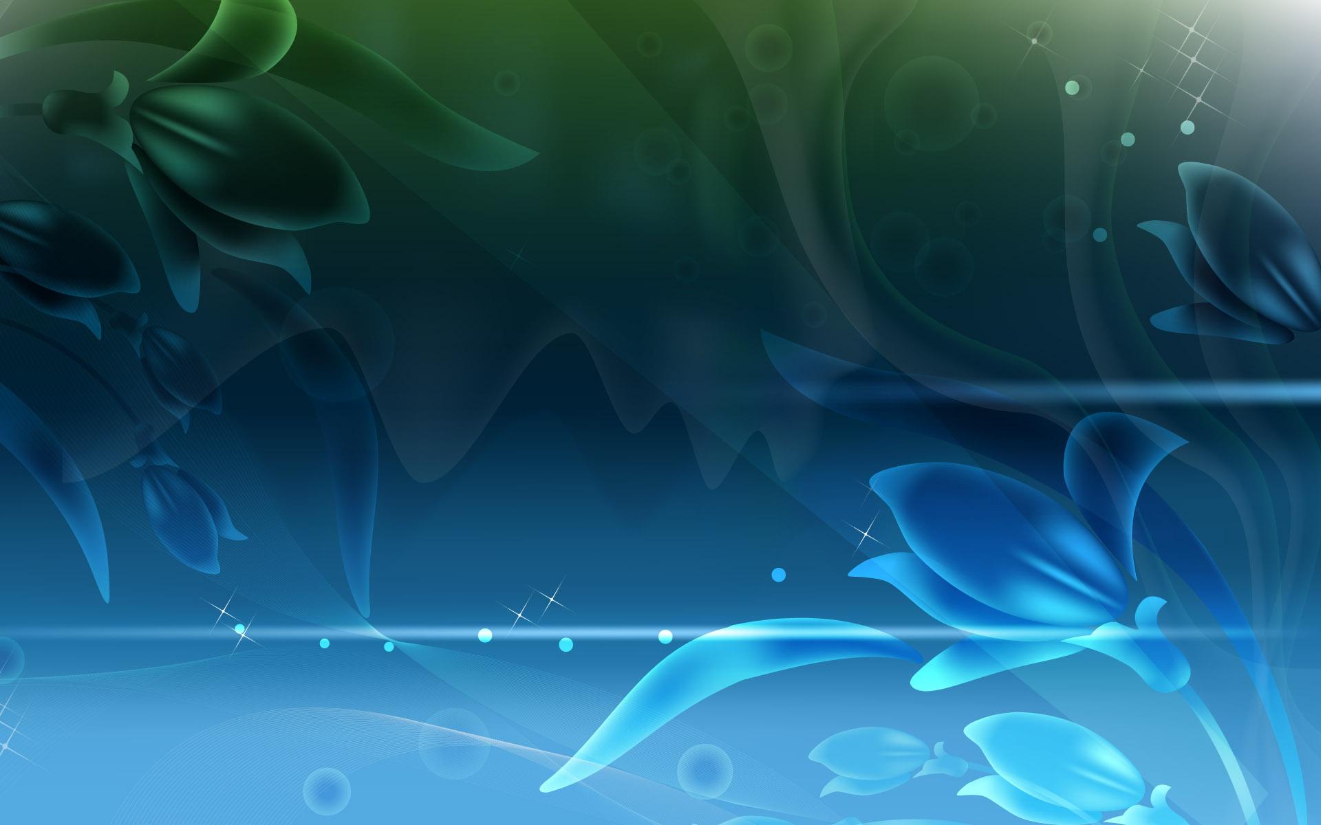Blue Flower Abstract Desktop Wallpapers - Top Free Blue Flower Abstract ...