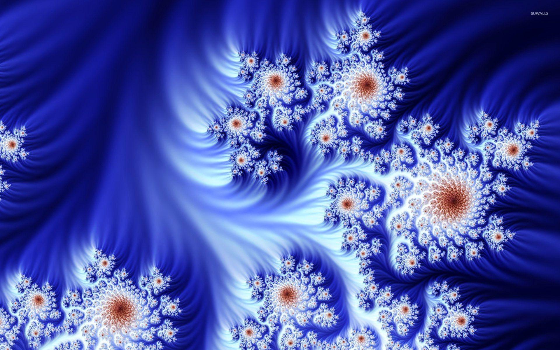 Blue Flower Abstract Desktop Wallpapers - Top Free Blue Flower Abstract ...