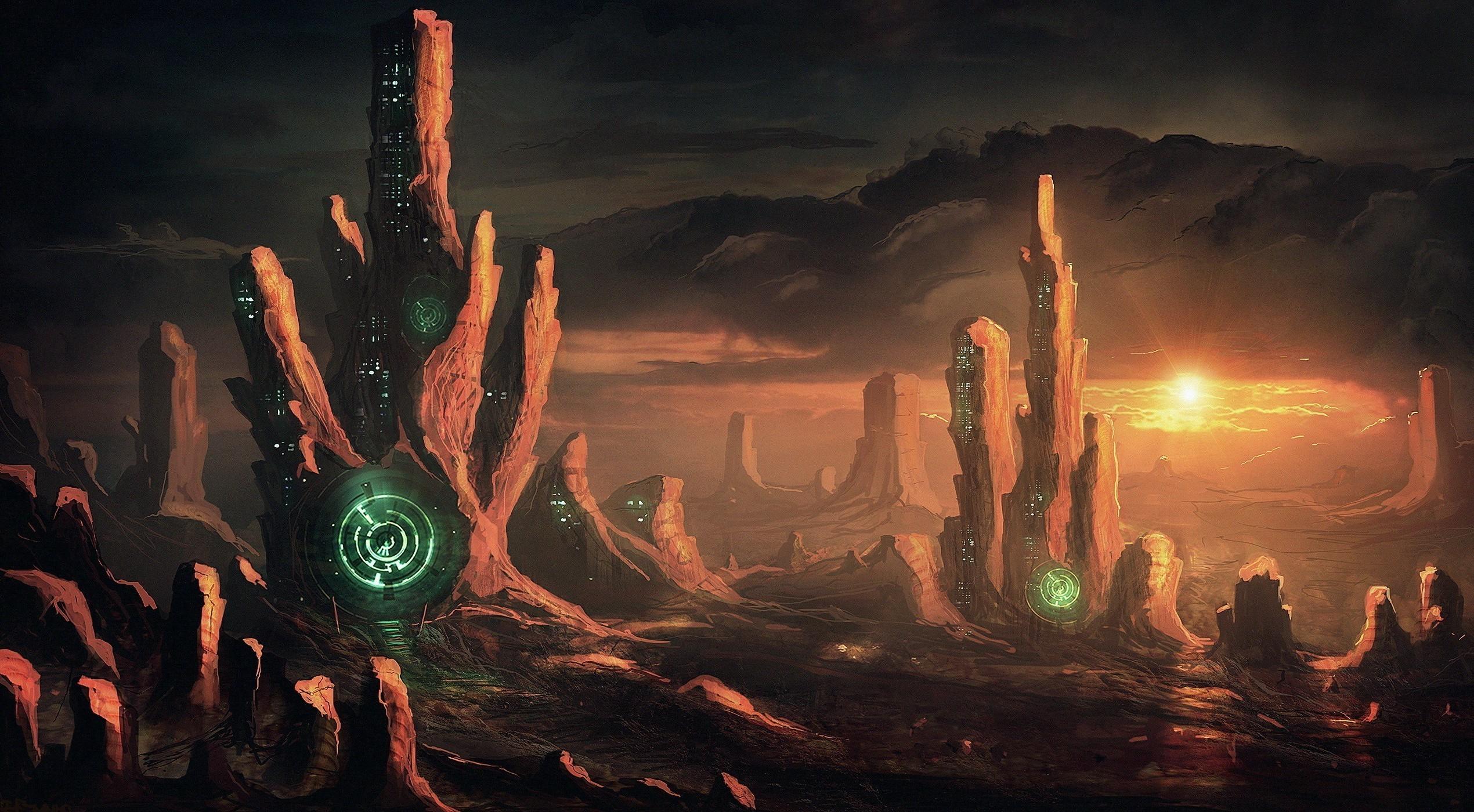 Fiction Landscape Wallpapers - Top Free Fiction Landscape Backgrounds ...