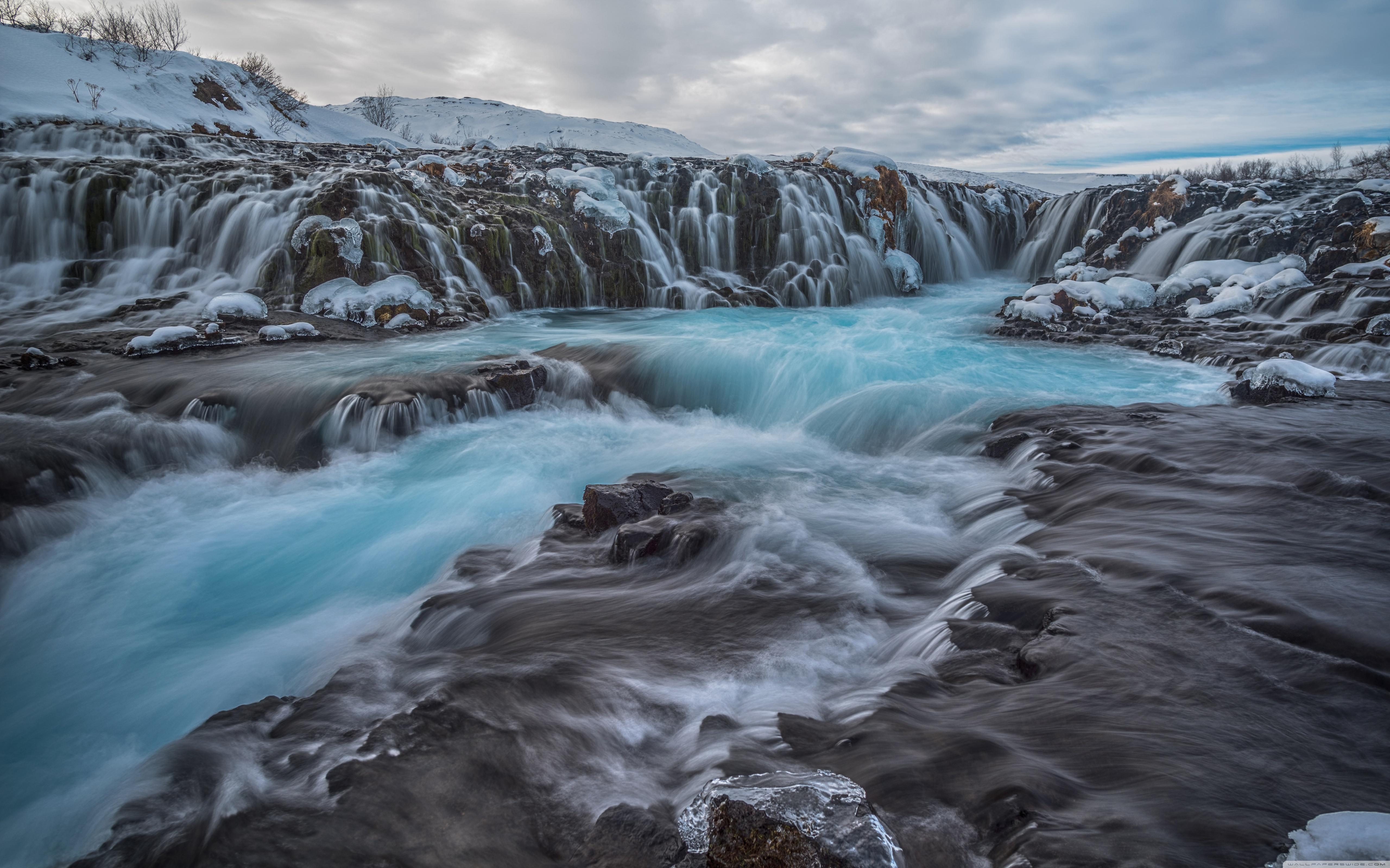 Winter Waterfall Desktop Wallpapers - Top Free Winter Waterfall Desktop ...