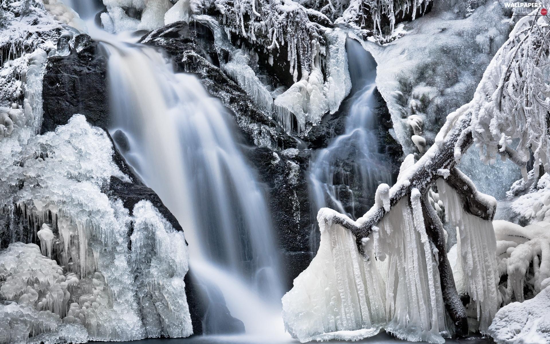 Winter Waterfall Desktop Wallpapers - Top Free Winter Waterfall Desktop ...