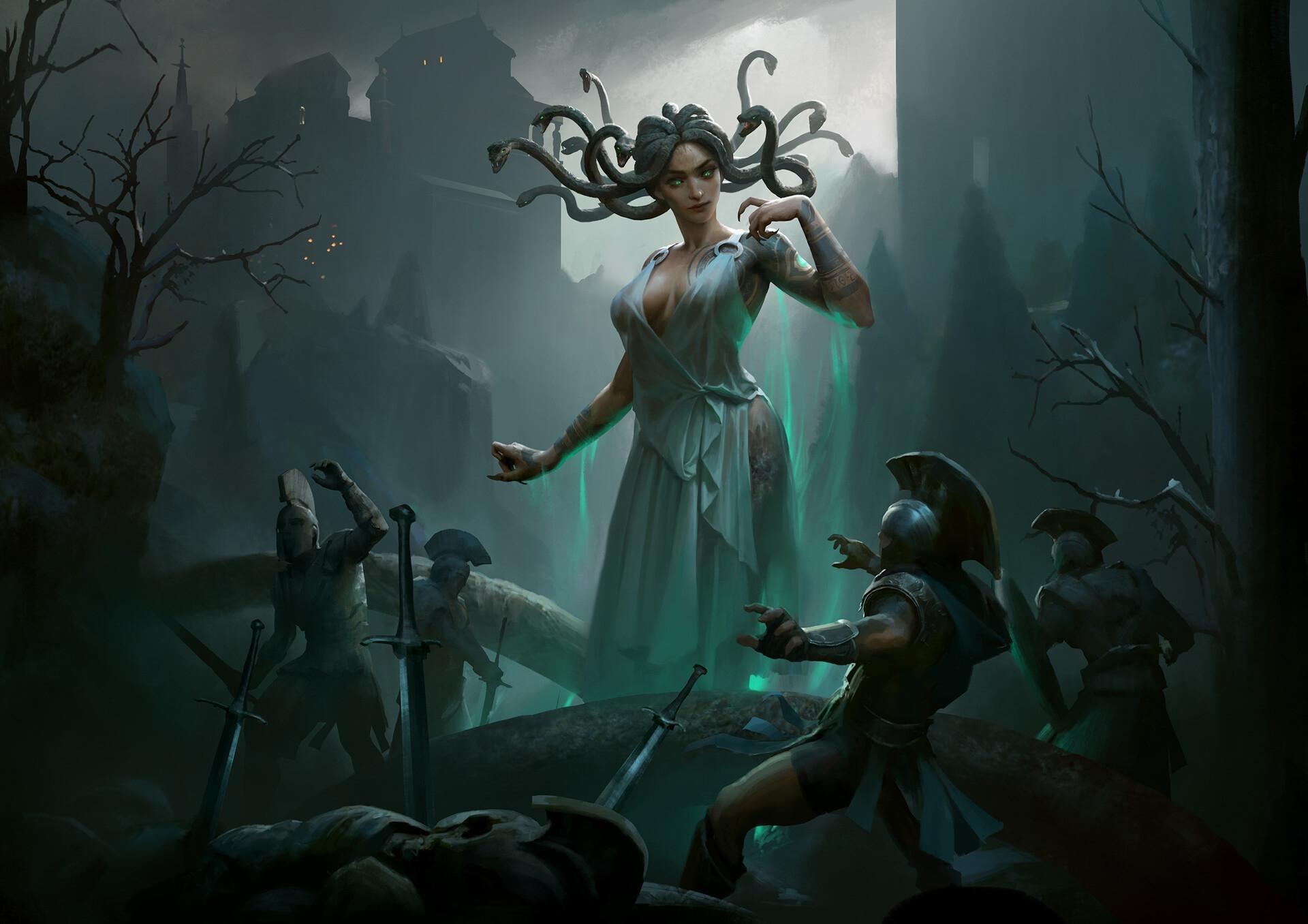 Medusa Head Wallpapers - Top Free Medusa Head Backgrounds - WallpaperAccess