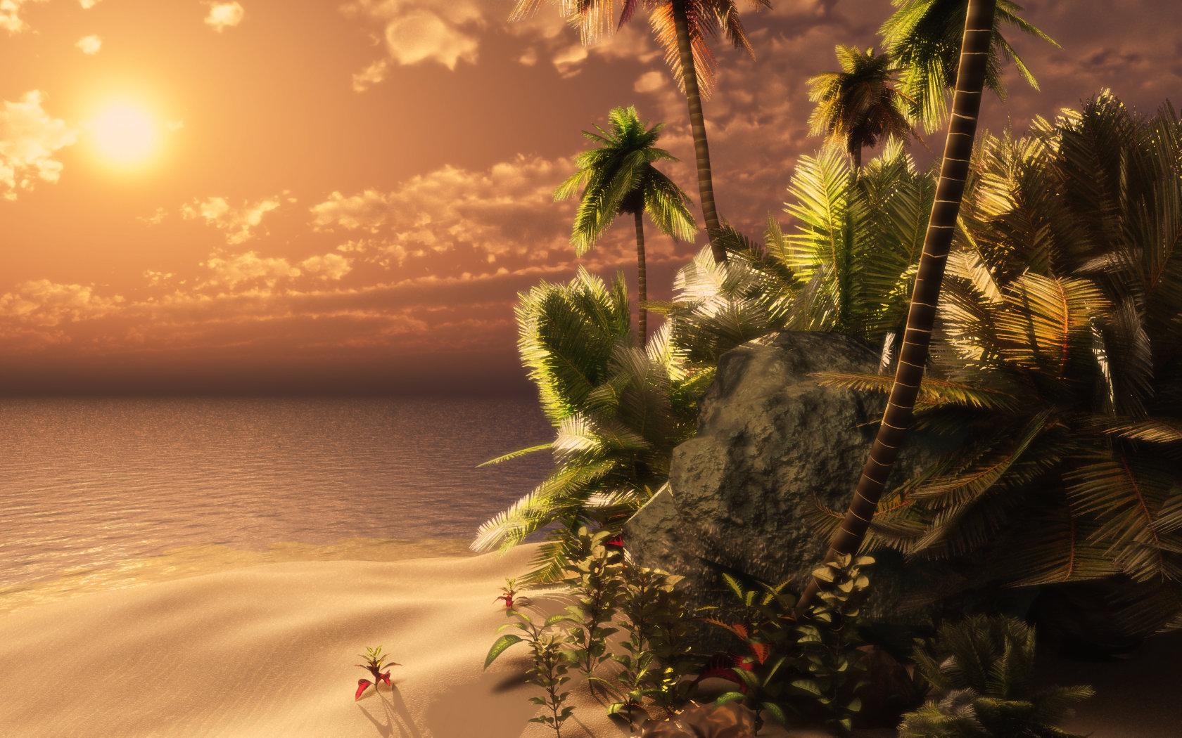 1680X1050 Beach Wallpapers - Top Free 1680X1050 Beach Backgrounds ...