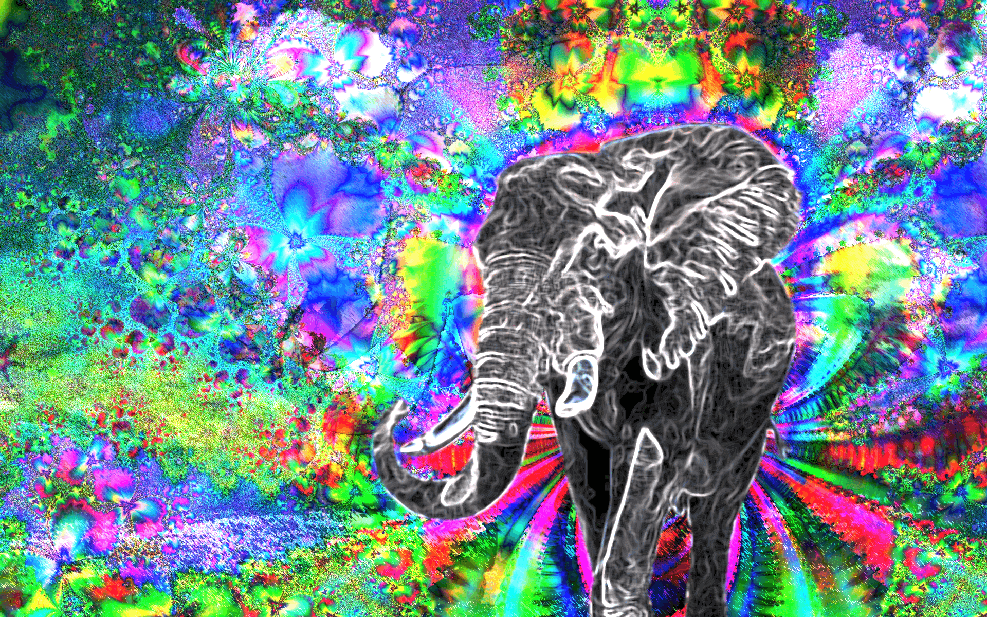 Trippy Elephant Wallpapers - Top Free Trippy Elephant Backgrounds - WallpaperAccess