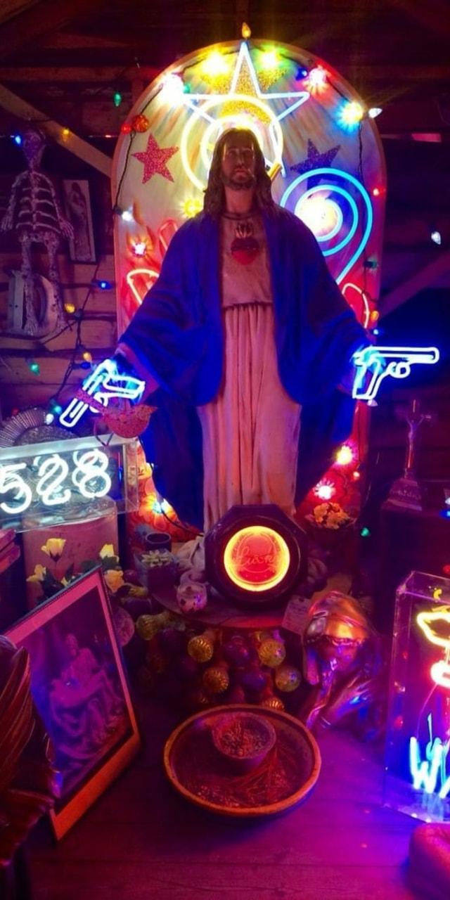 Neon Jesus Wallpapers - Top Free Neon Jesus Backgrounds - WallpaperAccess