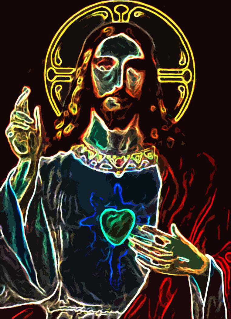 Neon Jesus Wallpapers - Top Free Neon Jesus Backgrounds - WallpaperAccess