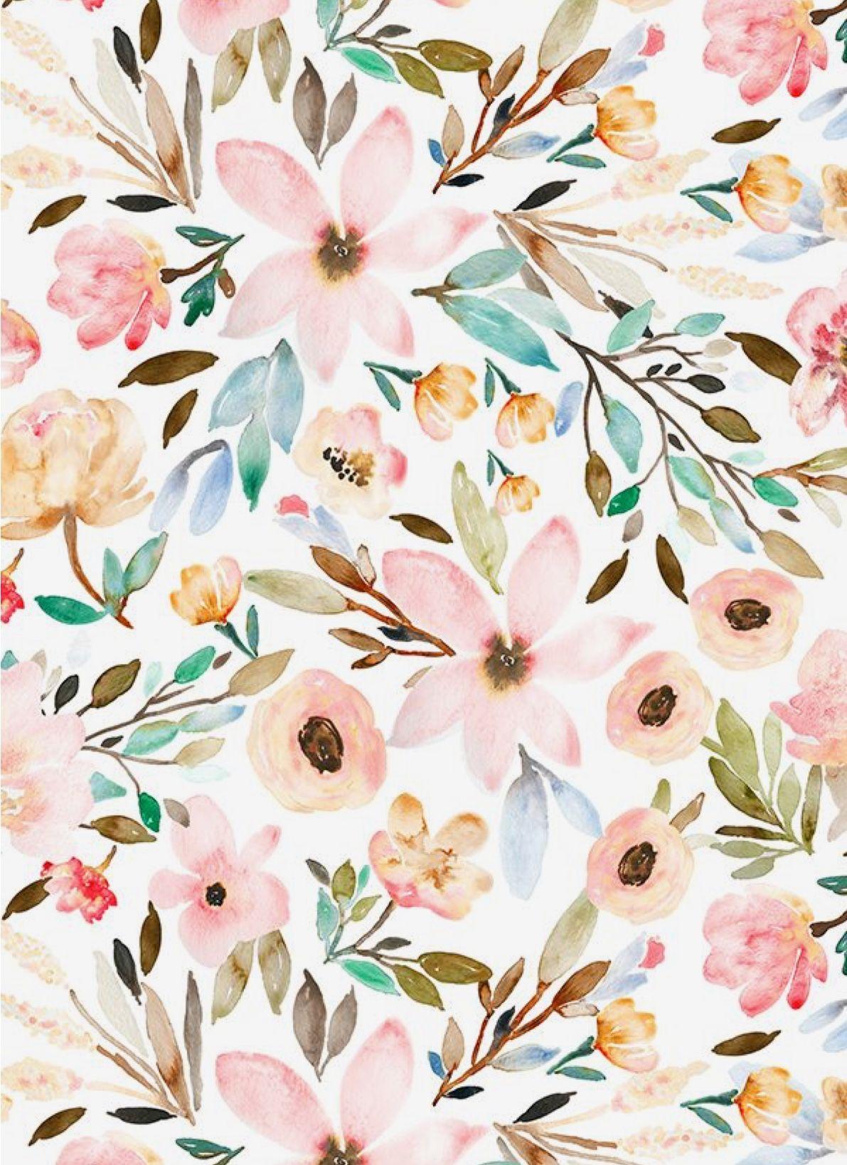 Pastel Watercolor Floral Wallpapers - Top Free Pastel Watercolor Floral ...