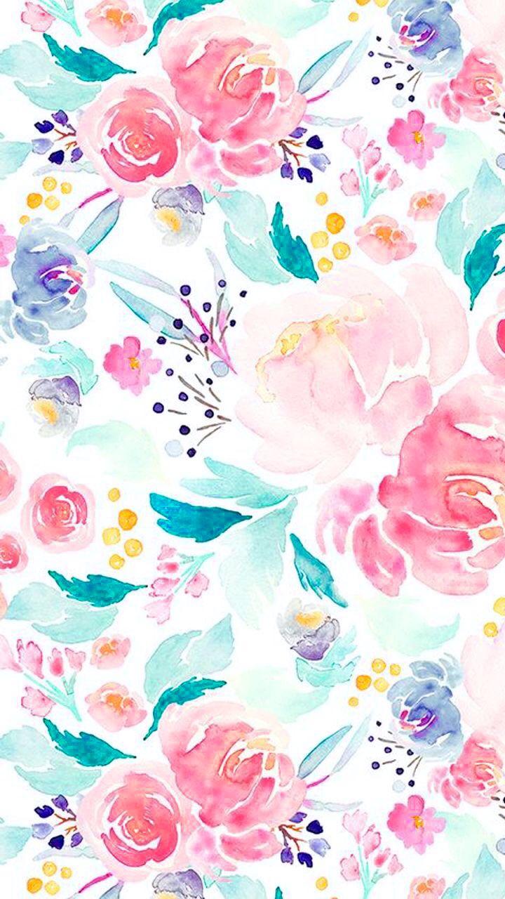 Pastel Watercolor Floral Wallpapers - Top Free Pastel Watercolor Floral ...