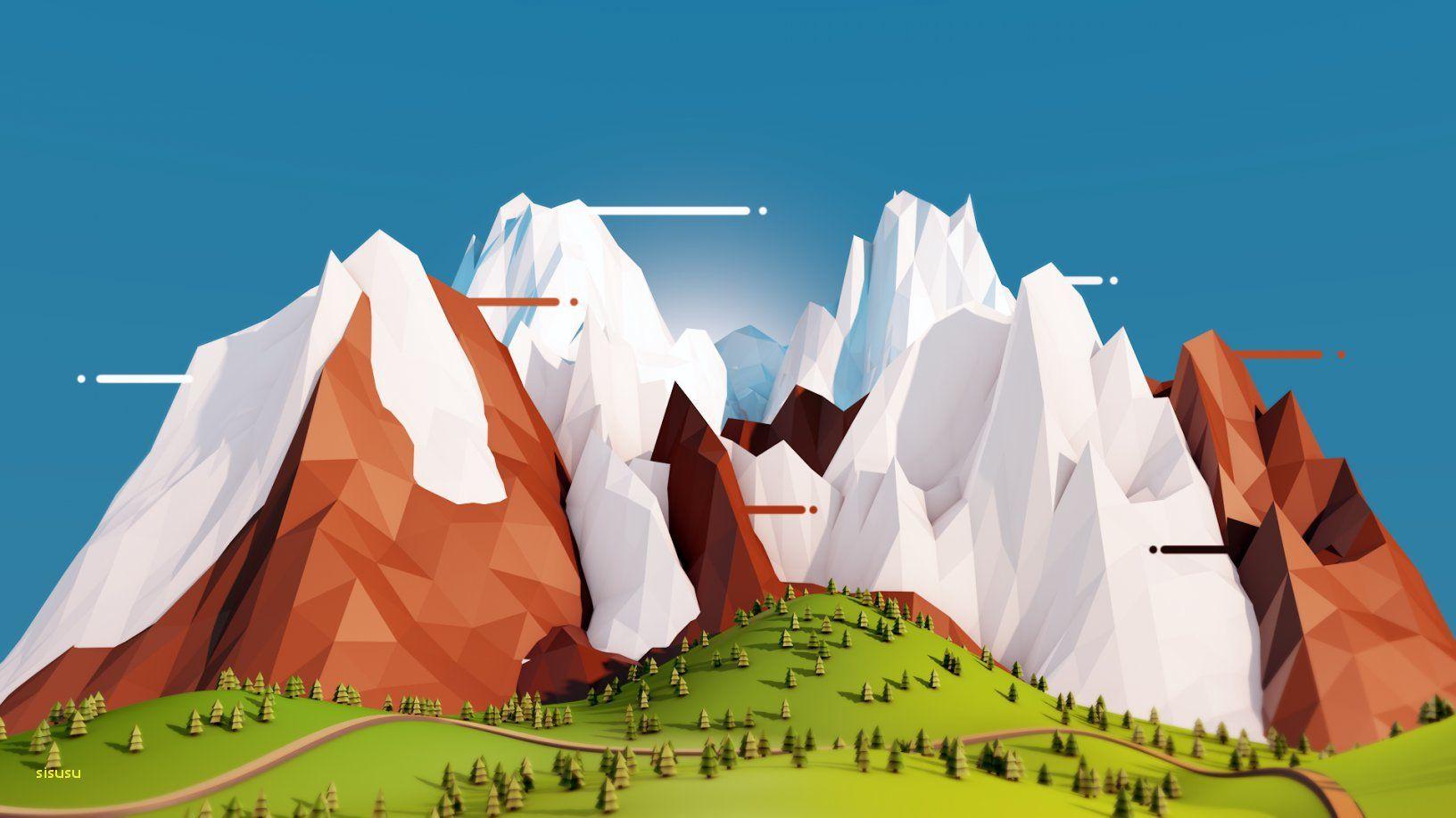 Polygon Landscape Wallpapers - Top Free Polygon Landscape Backgrounds ...